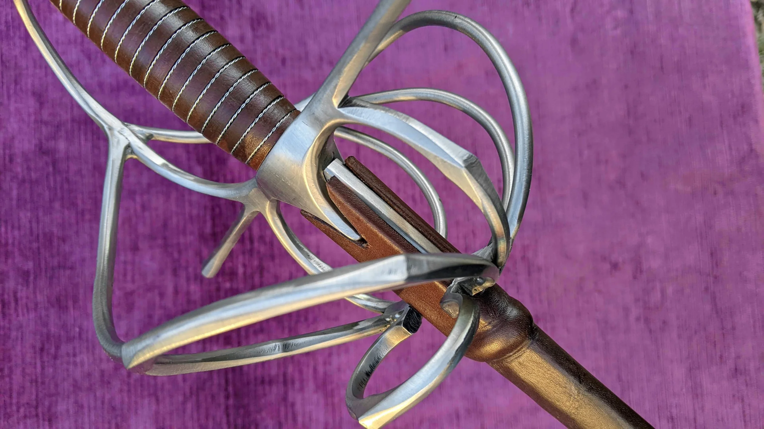 Two Ring Rapier & Dagger -- [SHARP] — Jesse Belsky Stageswords