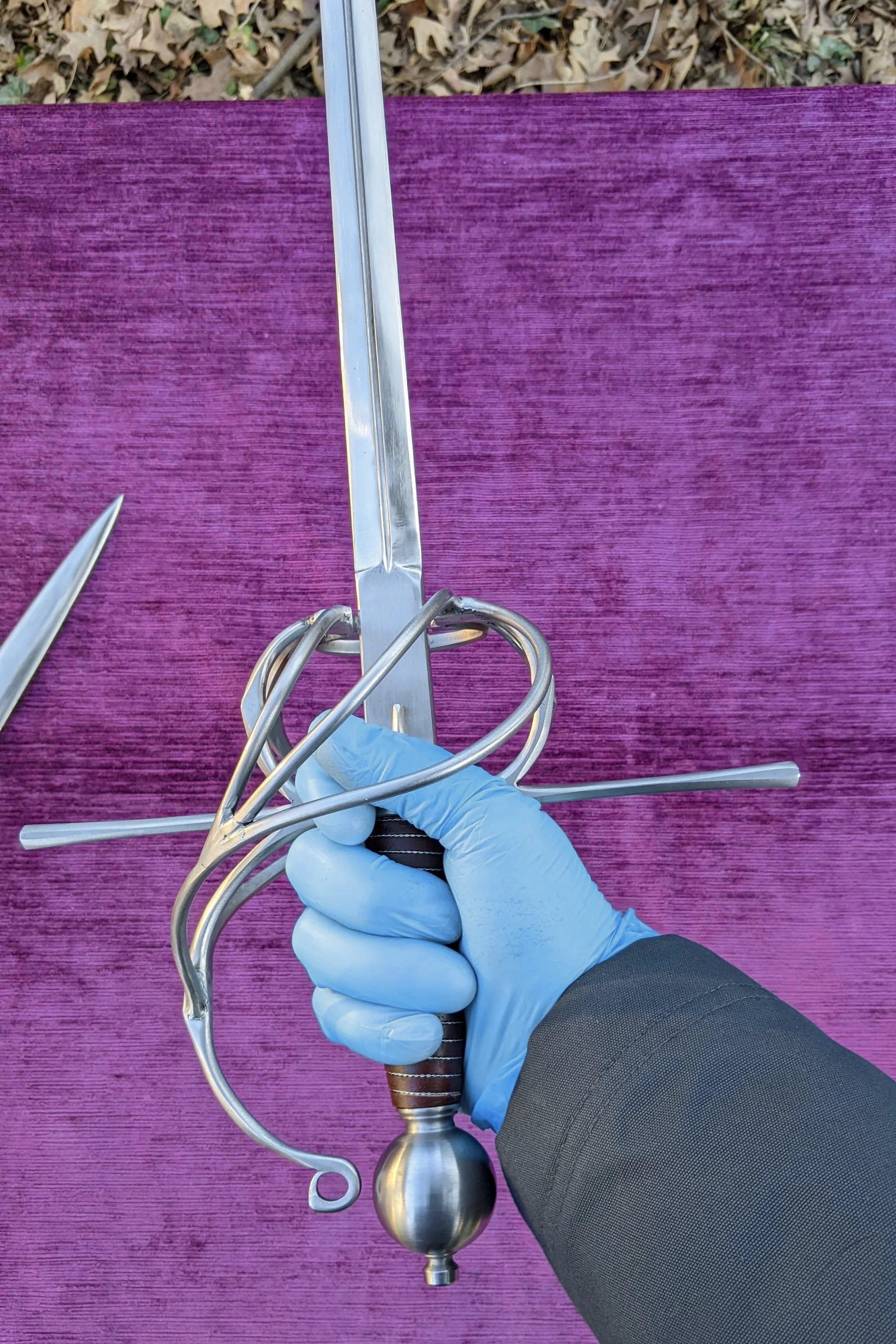 Two Ring Rapier & Dagger -- [SHARP] — Jesse Belsky Stageswords