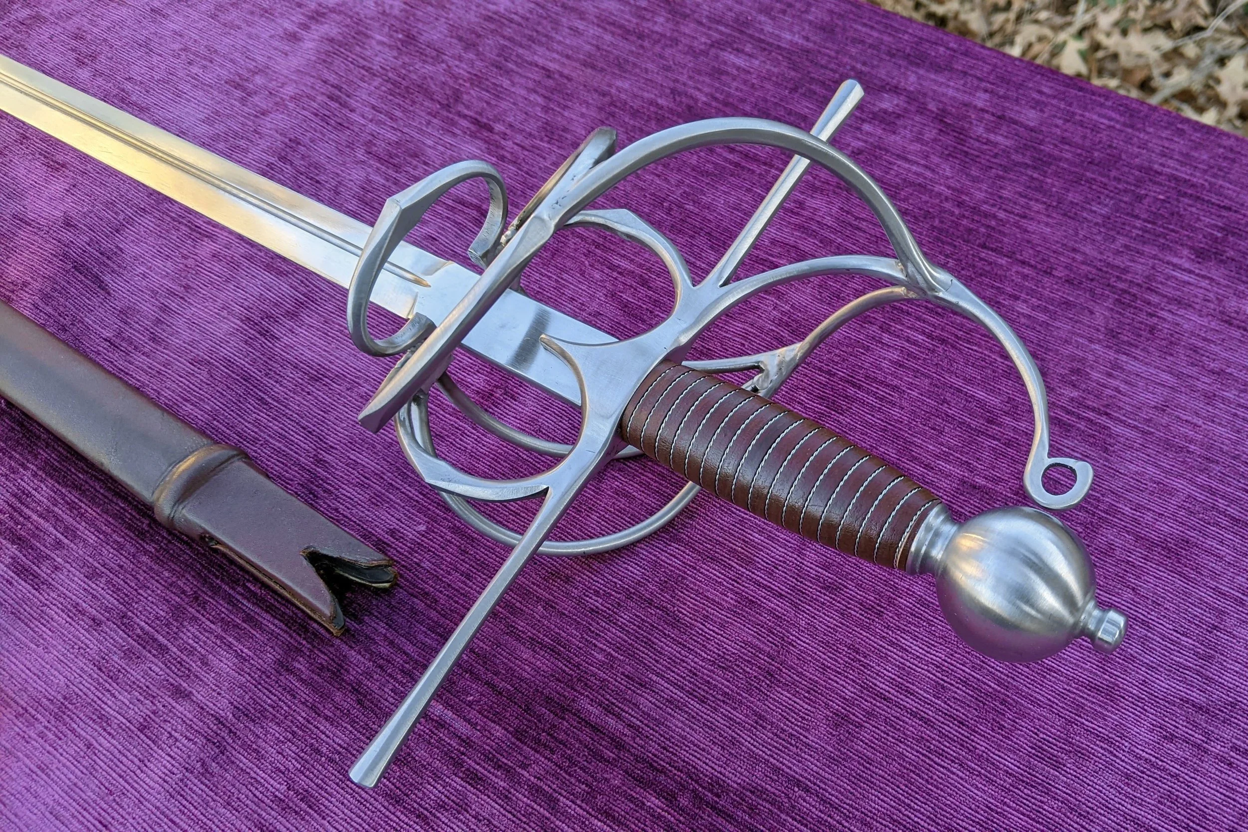 Two Ring Rapier & Dagger -- [SHARP] — Jesse Belsky Stageswords