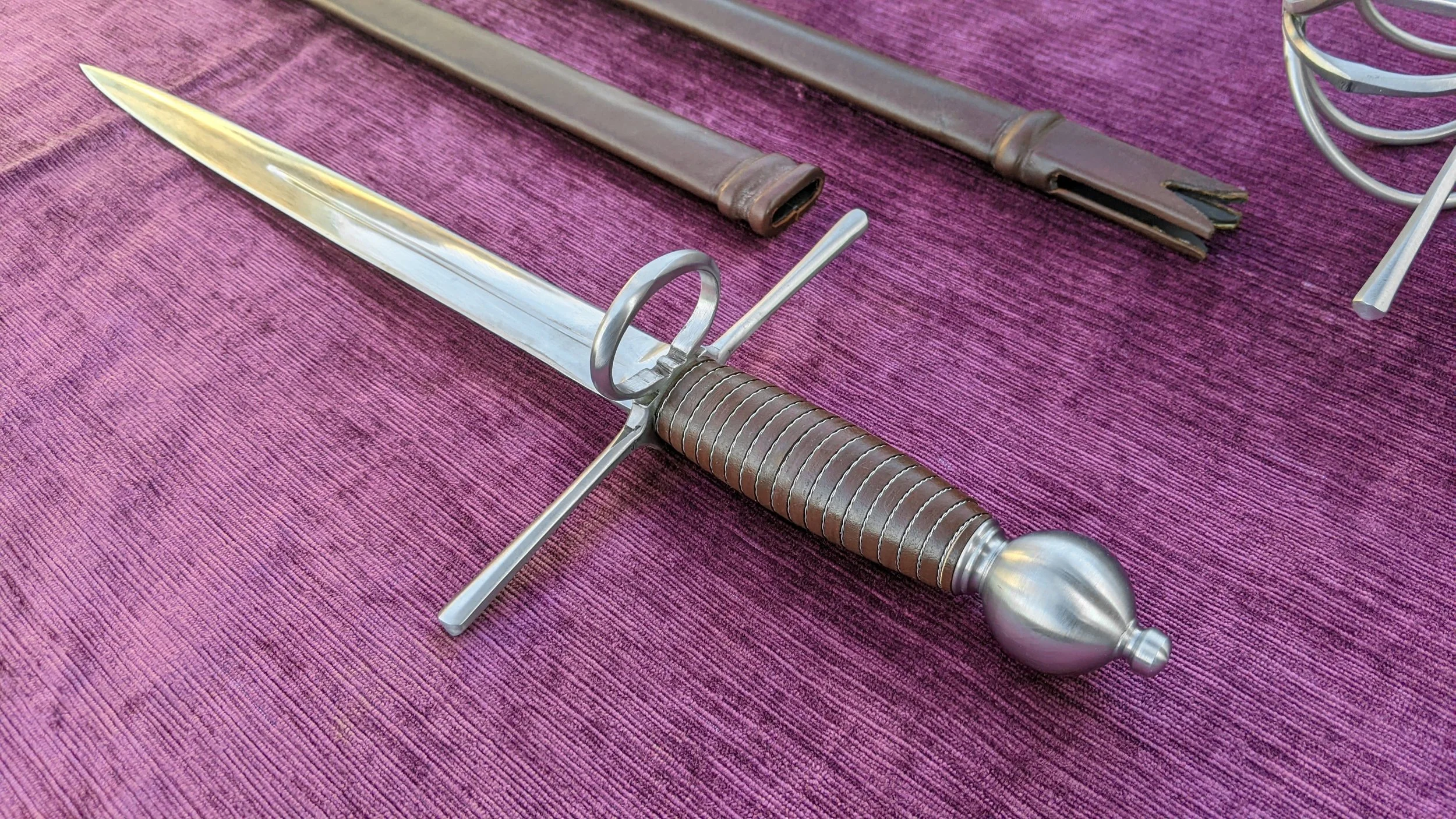 Two Ring Rapier & Dagger -- [SHARP] — Jesse Belsky Stageswords