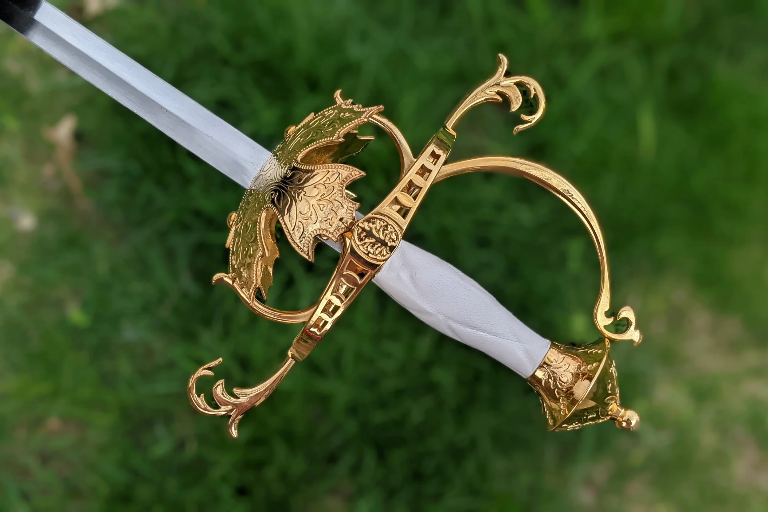 Golden Leaf Rapier [SHARP] — Jesse Belsky Stageswords