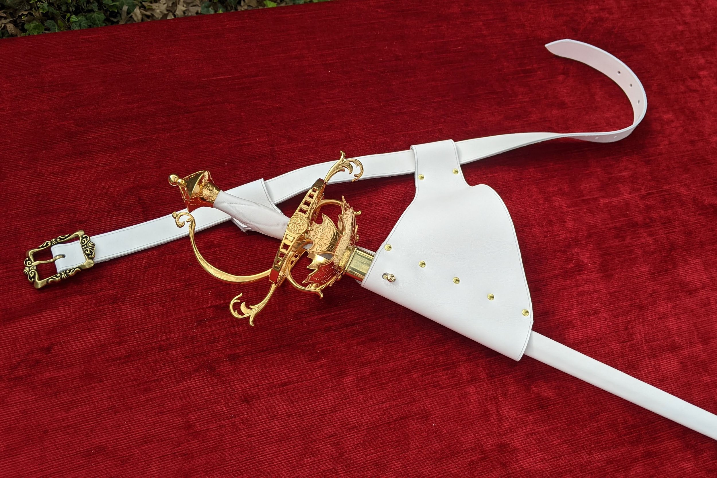 Golden Leaf Rapier [SHARP] — Jesse Belsky Stageswords