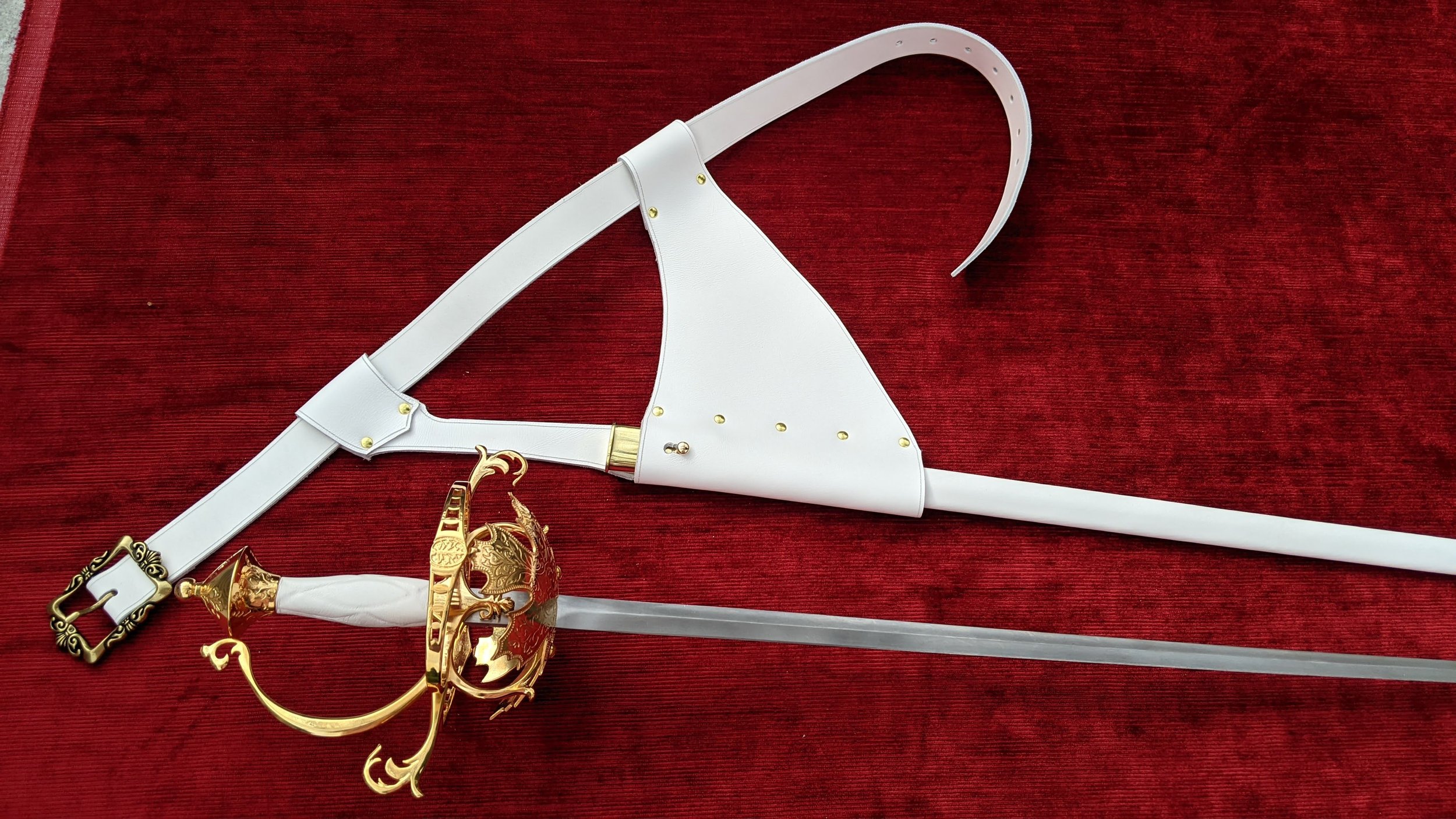 Golden Leaf Rapier [SHARP] — Jesse Belsky Stageswords