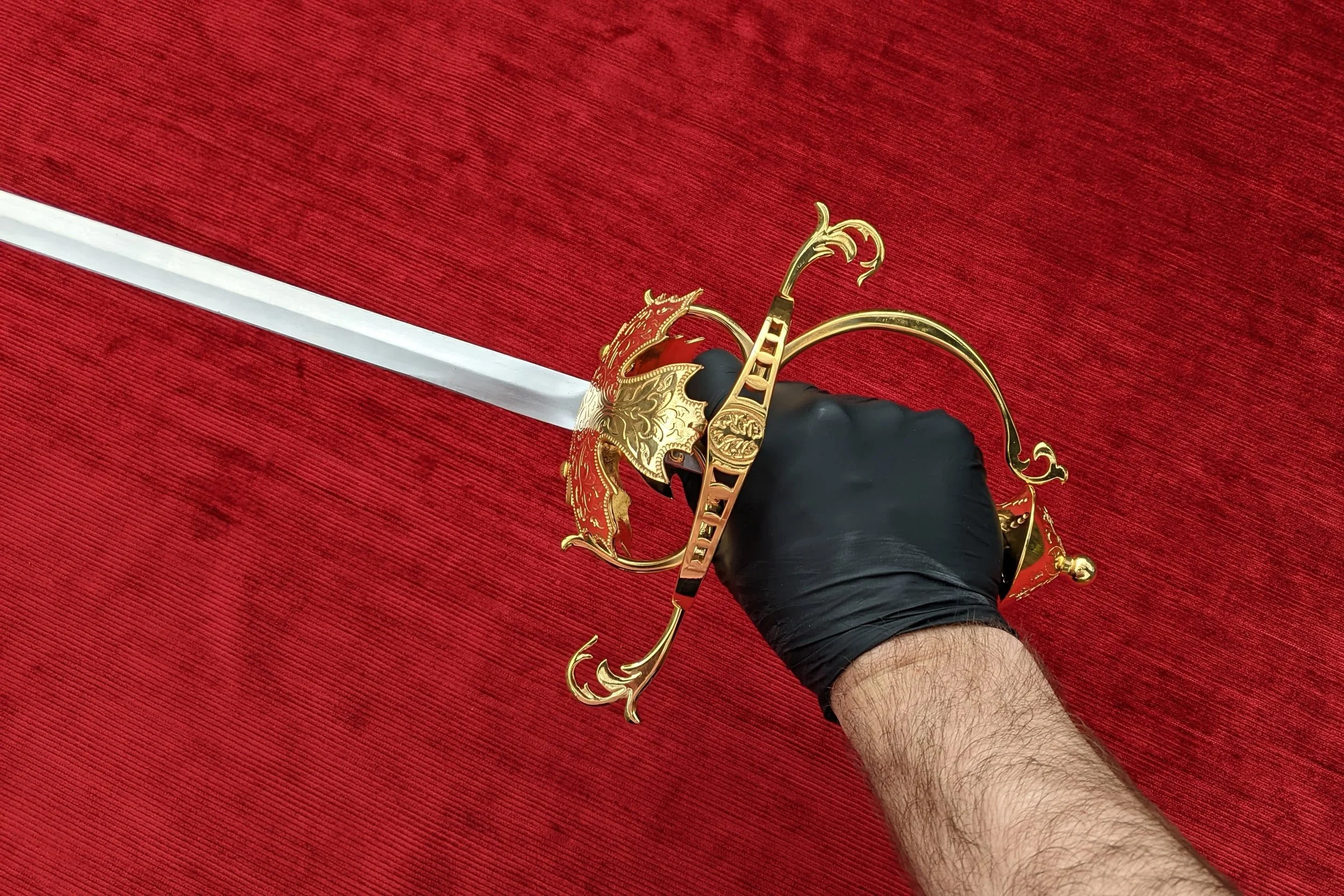 Golden Leaf Rapier [SHARP] — Jesse Belsky Stageswords