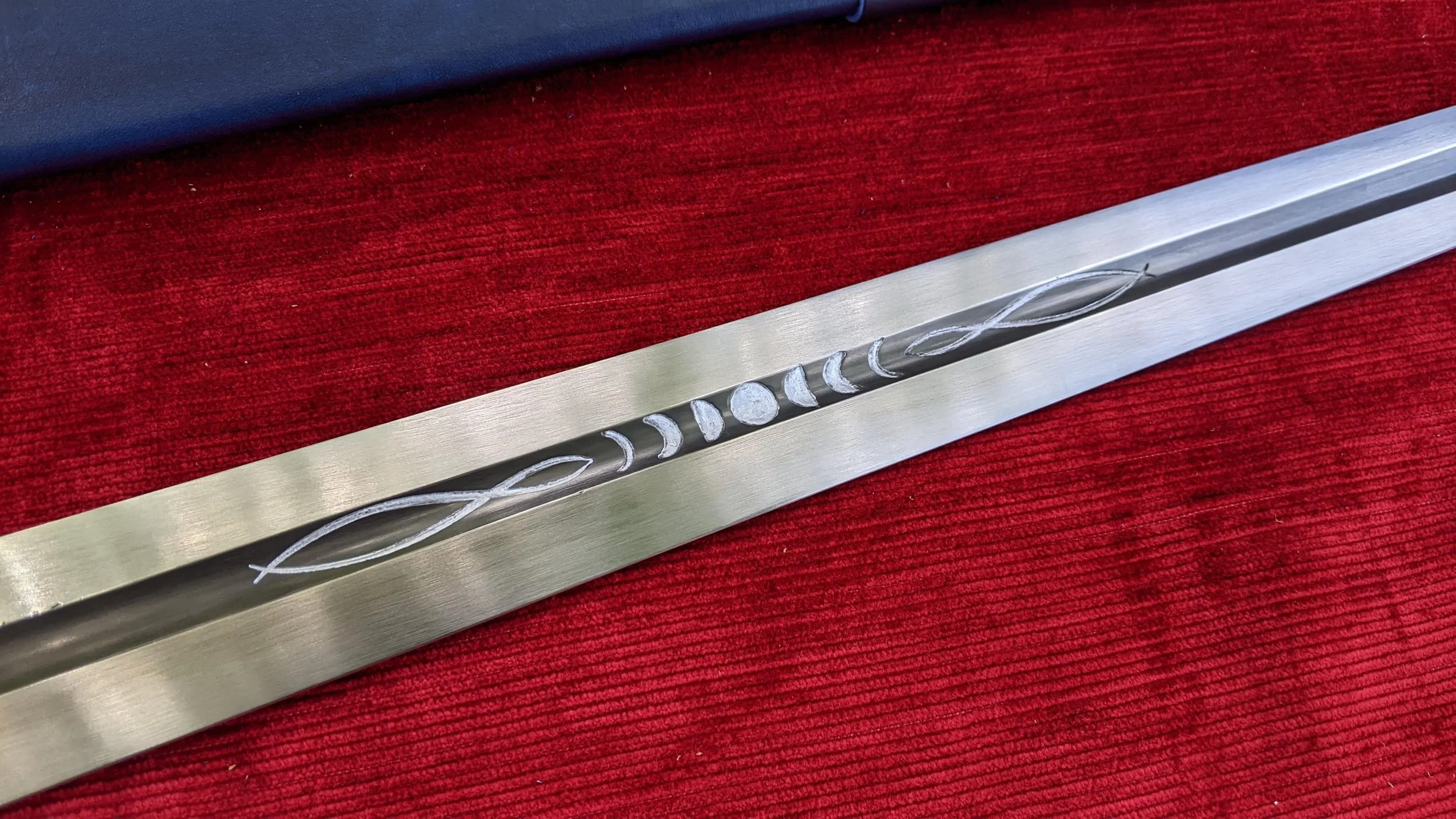 Moon Phase Wedding Sword — Jesse Belsky Stageswords