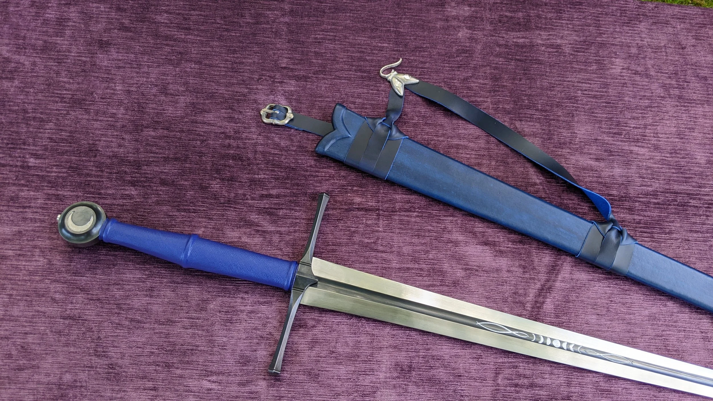 Moon Phase Wedding Sword — Jesse Belsky Stageswords