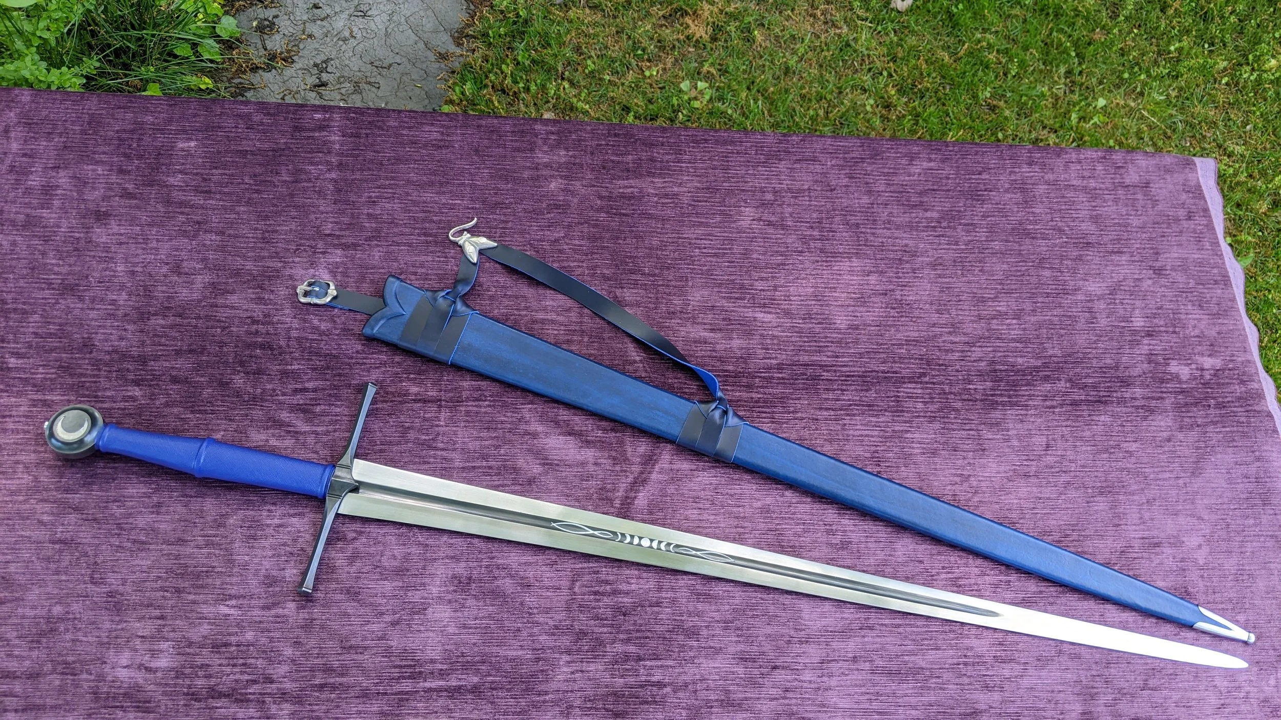 Moon Phase Wedding Sword — Jesse Belsky Stageswords