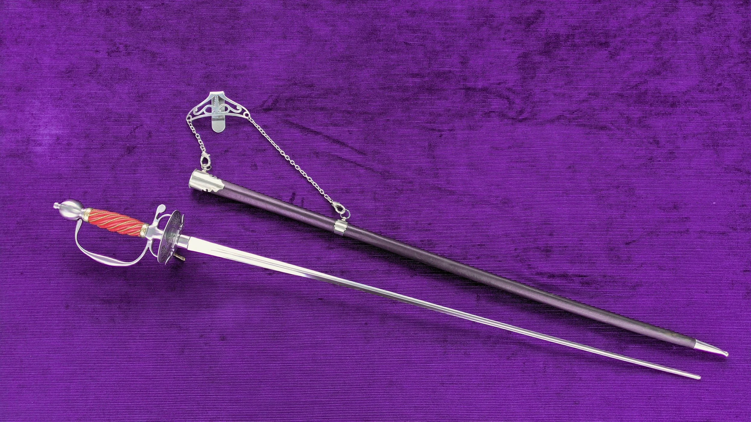 Skull Hilt Smallsword — Jesse Belsky Stageswords
