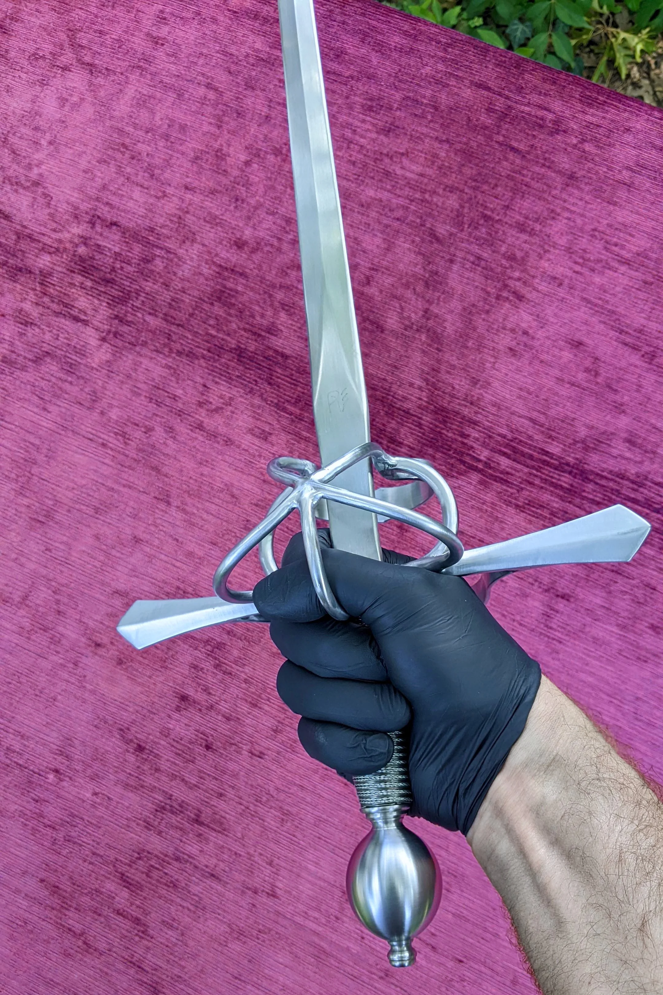 Saxon Style HEMA Side-Sword --Thumb Ring — Jesse Belsky Stageswords