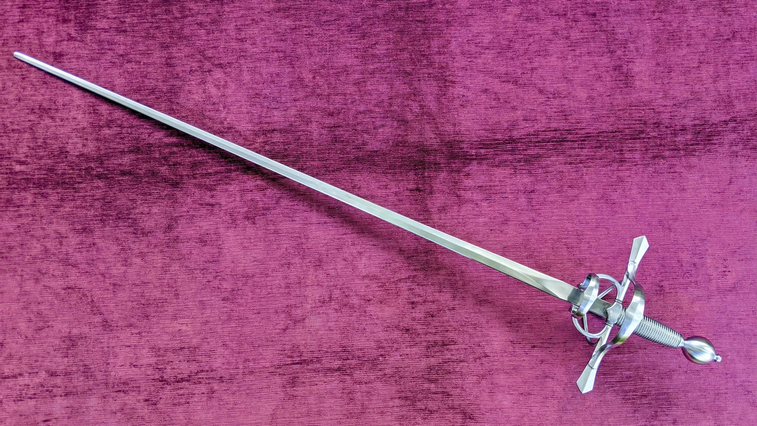 Saxon Style HEMA Side-Sword --Thumb Ring — Jesse Belsky Stageswords