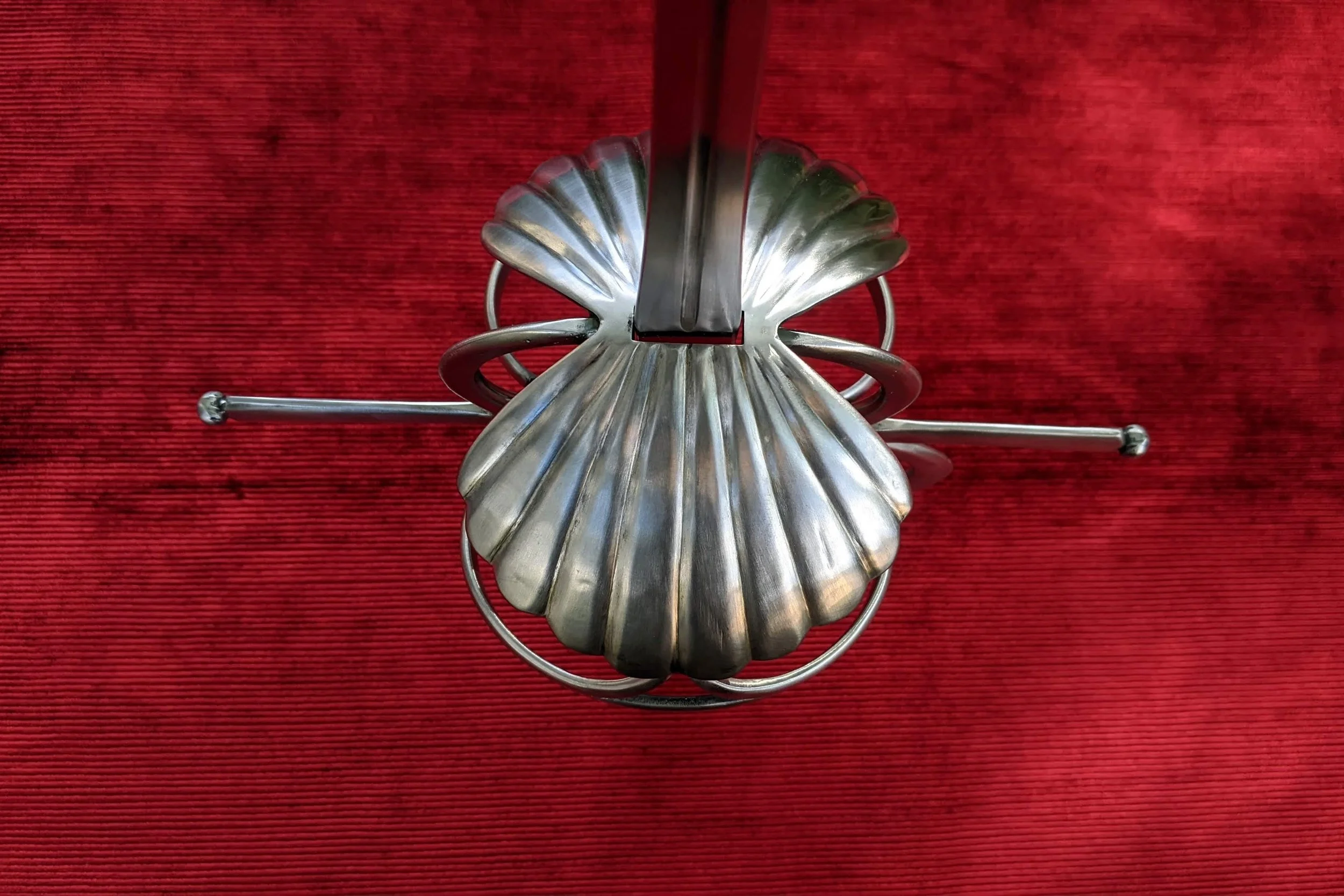 Shell Ring Rapier --Straight Quillions [HEMA] — Jesse Belsky Stageswords