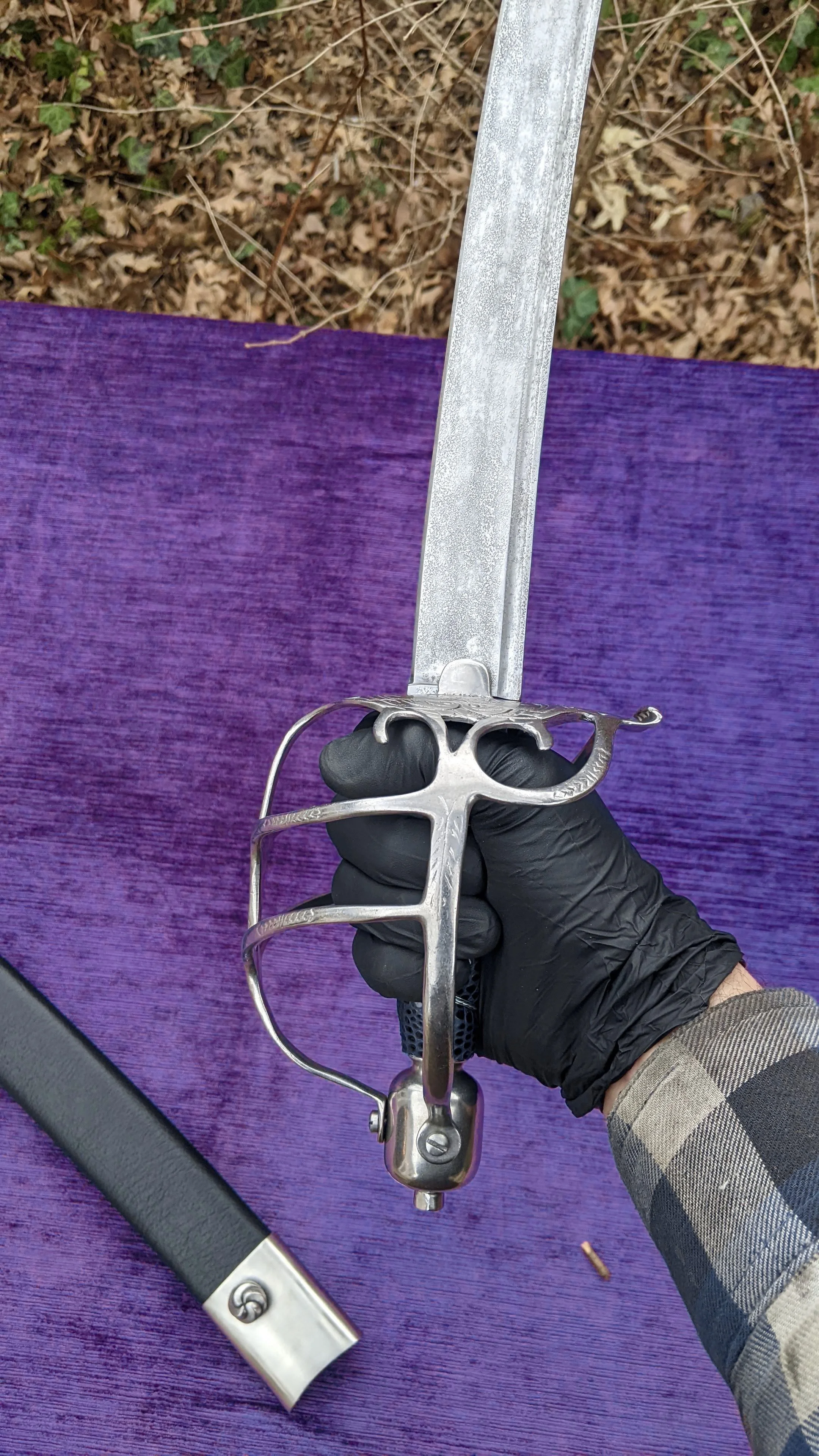 Captain Flint Mortuary Hilt Cutlass 3 [SHARP] — Jesse Belsky Stageswords