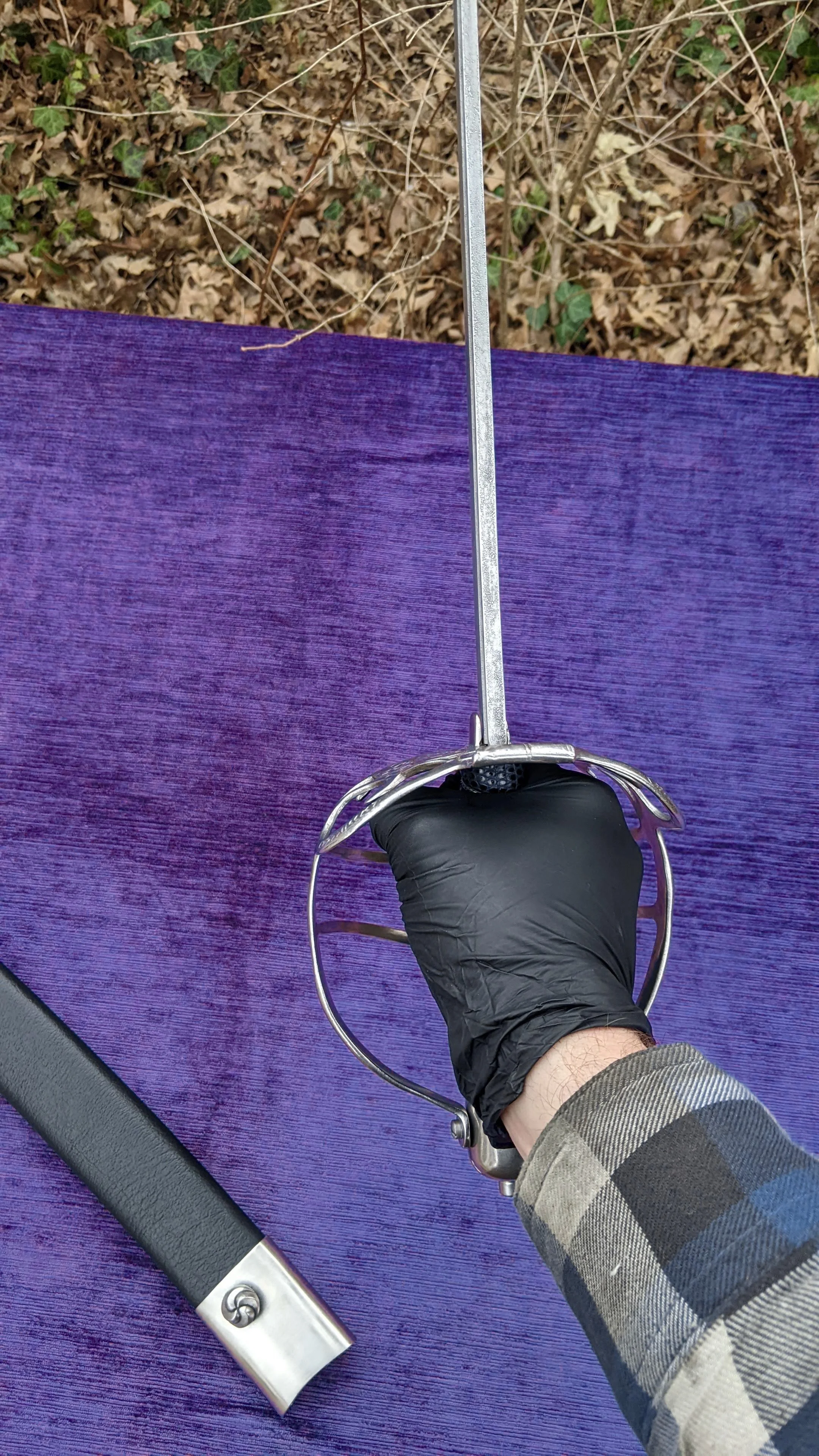 Captain Flint Mortuary Hilt Cutlass 3 [SHARP] — Jesse Belsky Stageswords