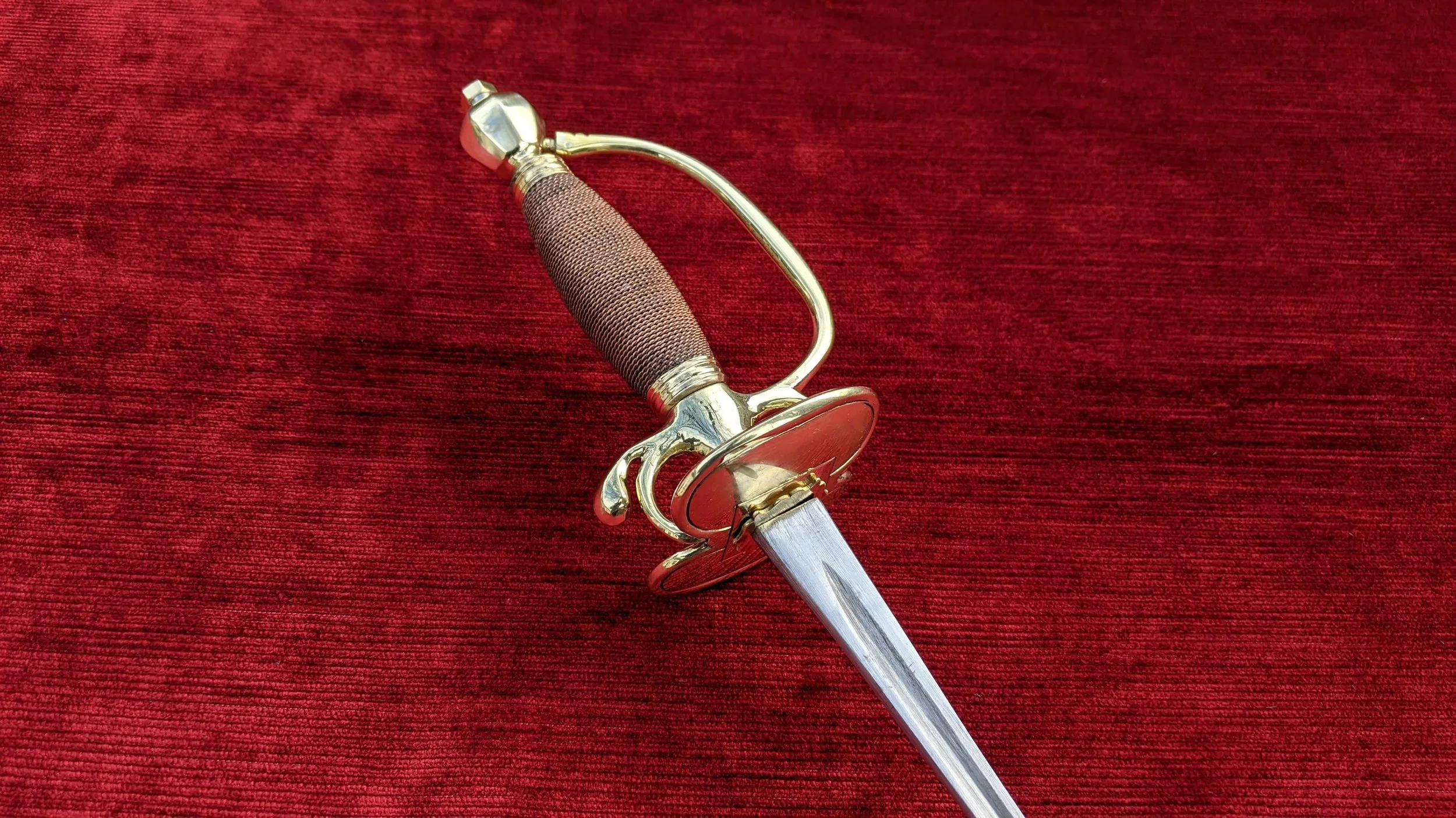 Brass Hilt Smallsword 5 [HEMA] — Jesse Belsky Stageswords