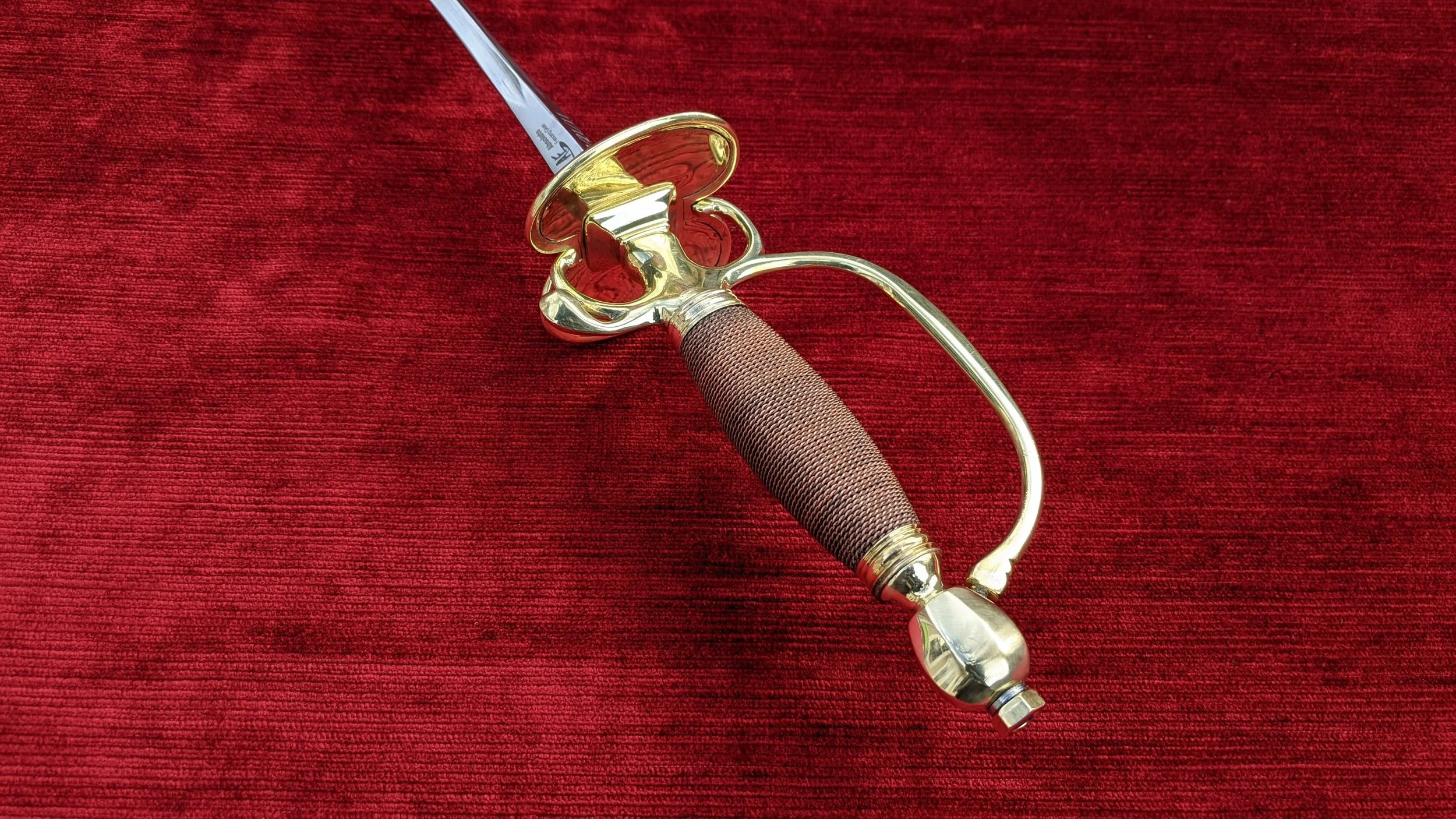 Brass Hilt Smallsword 5 [HEMA] — Jesse Belsky Stageswords