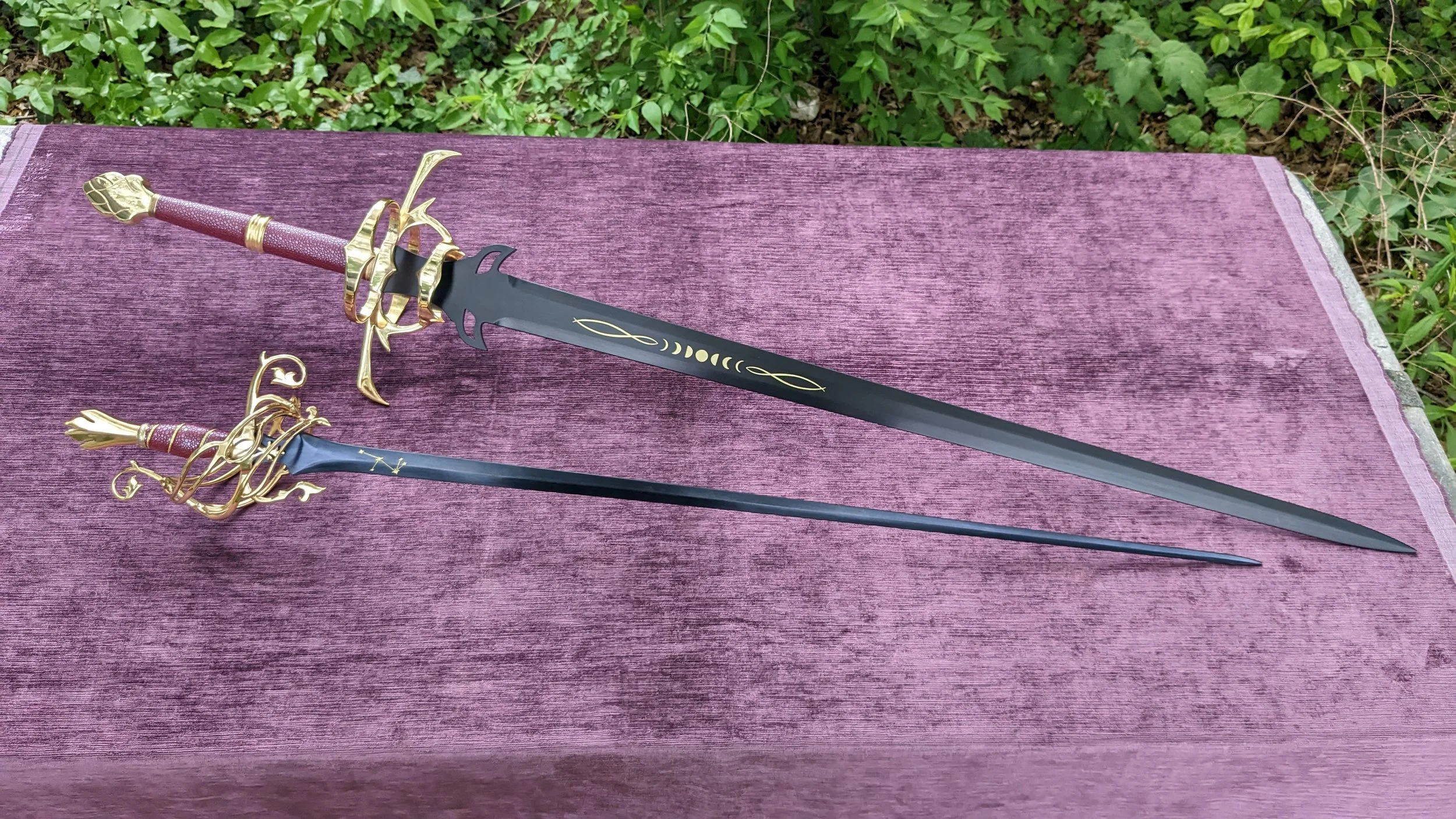 Golden Hare Wedding Rapier [ALUMINUM] — Jesse Belsky Stageswords