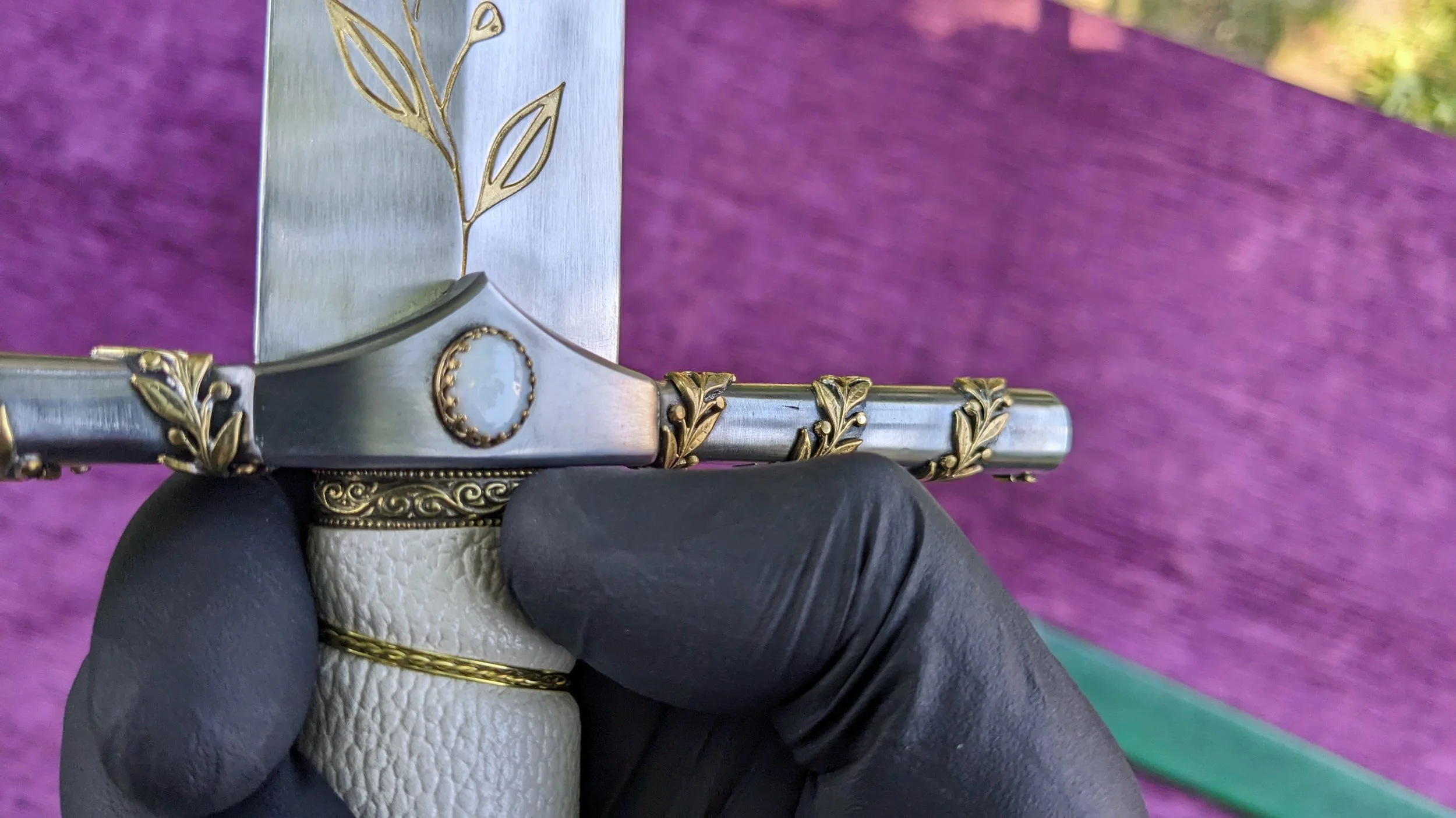 Opal Wedding Short-Sword — Jesse Belsky Stageswords