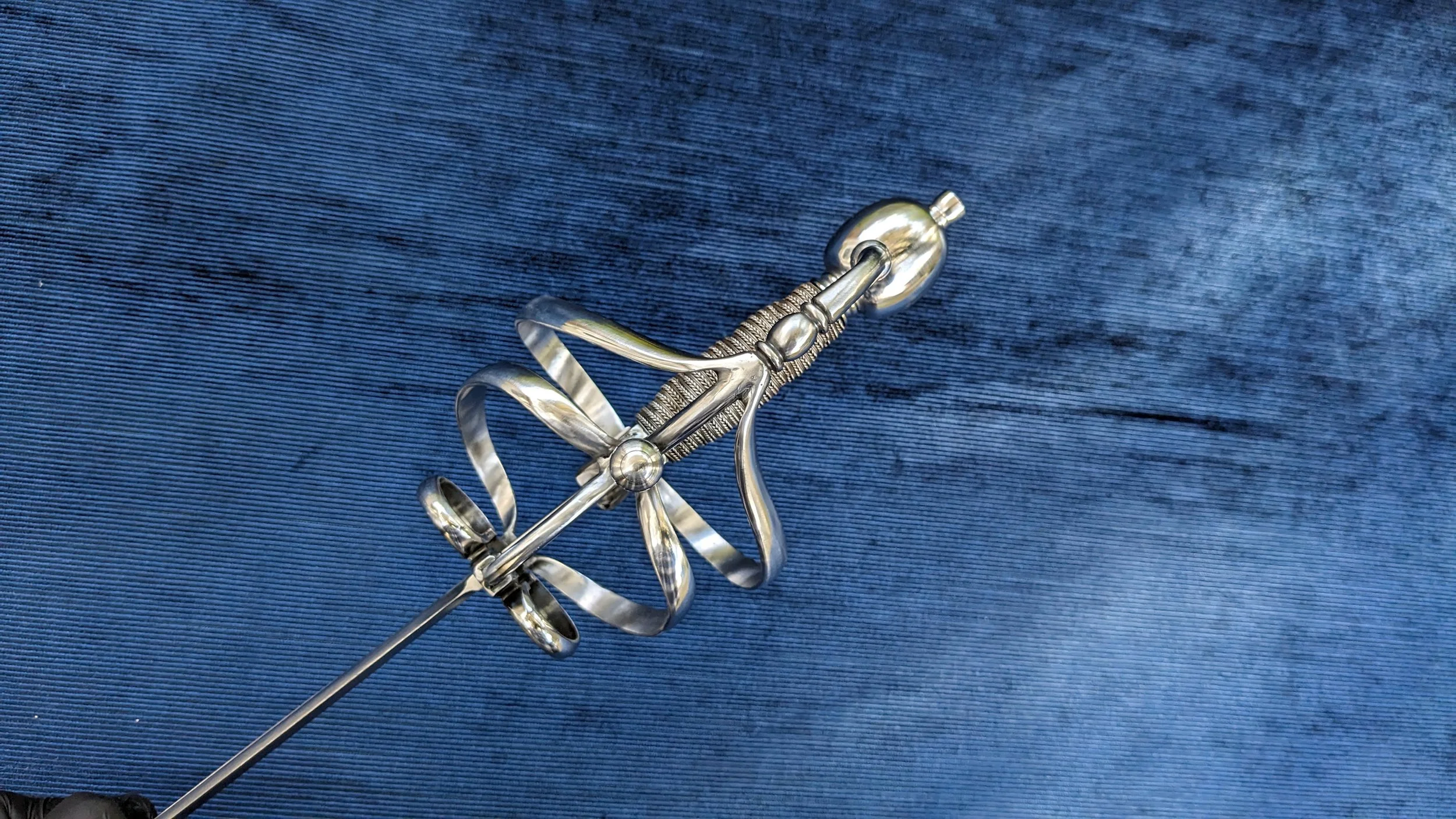 Ball-Quillion Swept Hilt Rapier & Dagger [SHARP] — Jesse Belsky Stageswords