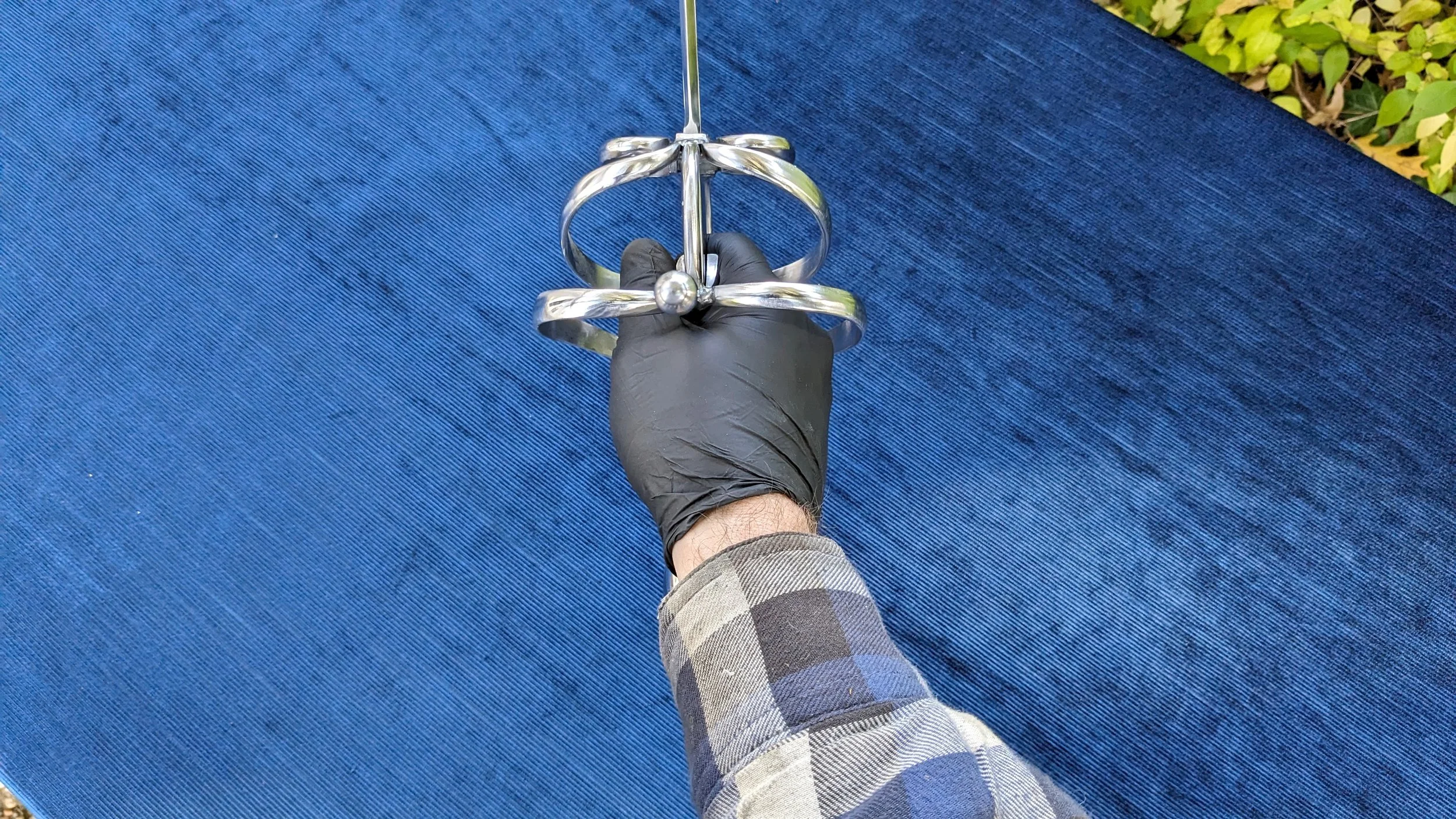 Ball-Quillion Swept Hilt Rapier & Dagger [SHARP] — Jesse Belsky Stageswords