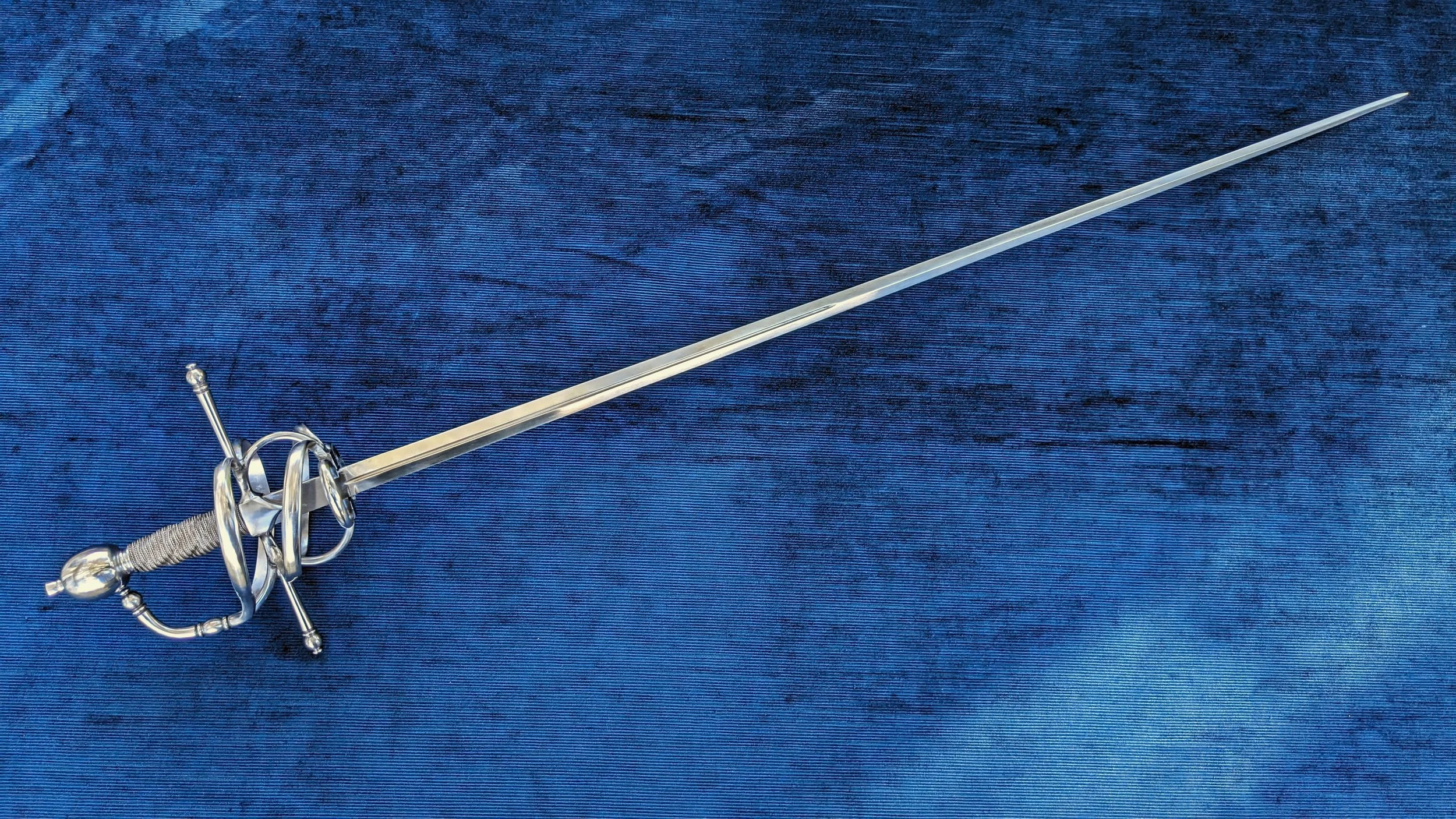 Ball-Quillion Swept Hilt Rapier & Dagger [SHARP] — Jesse Belsky Stageswords
