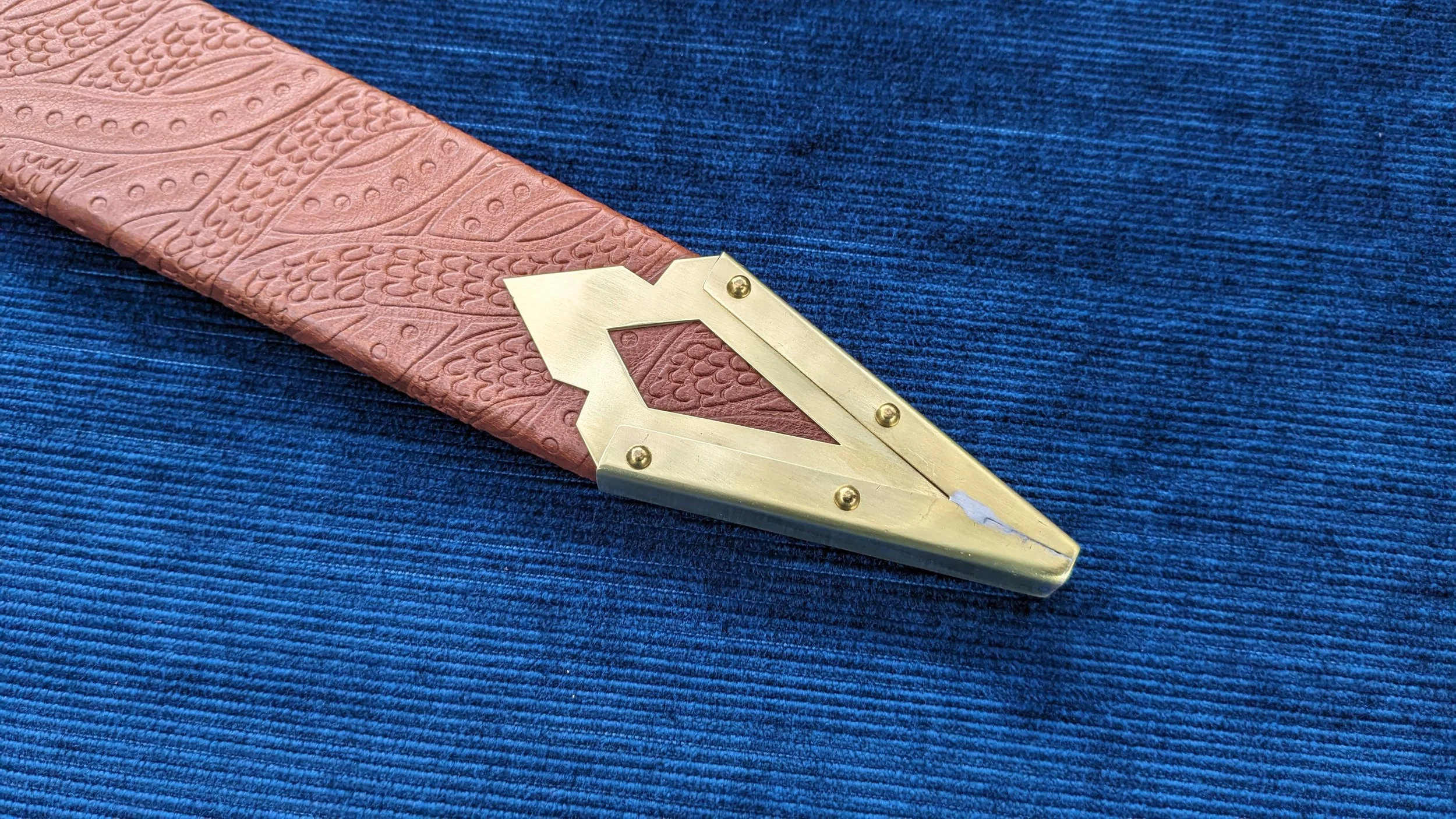 Winged Brass Wedding Greatsword [ALUMINUM] — Jesse Belsky Stageswords