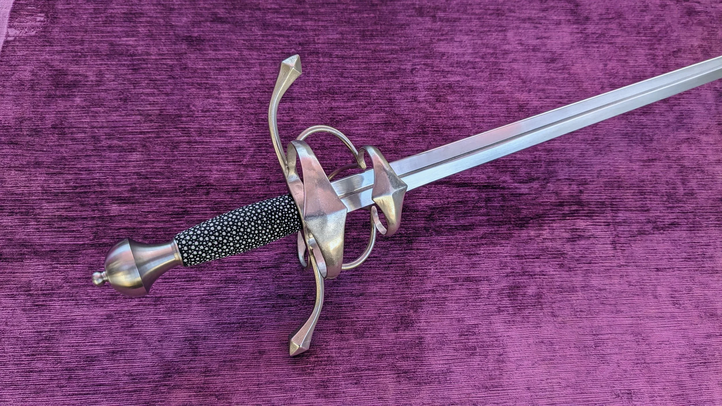 Stage Combat Rapier -Kingston Guard2 [ALUMINUM] — Jesse Belsky Stageswords