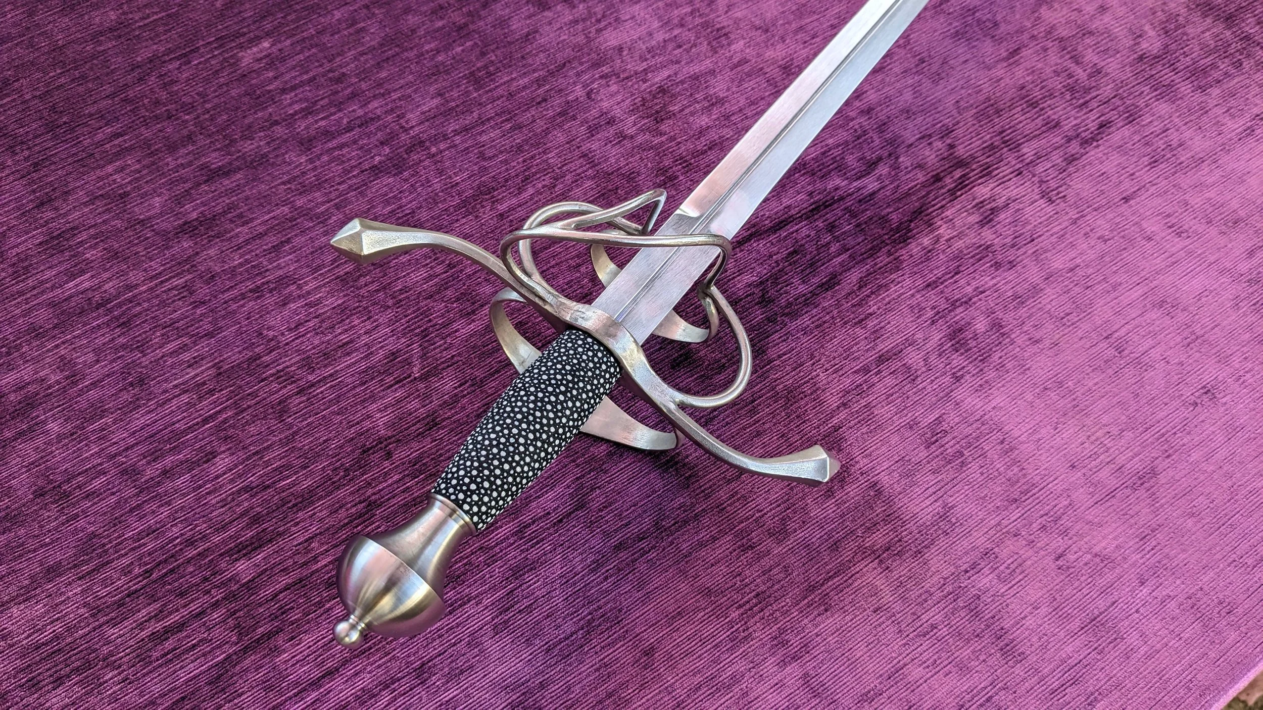 Stage Combat Rapier -Kingston Guard2 [ALUMINUM] — Jesse Belsky Stageswords