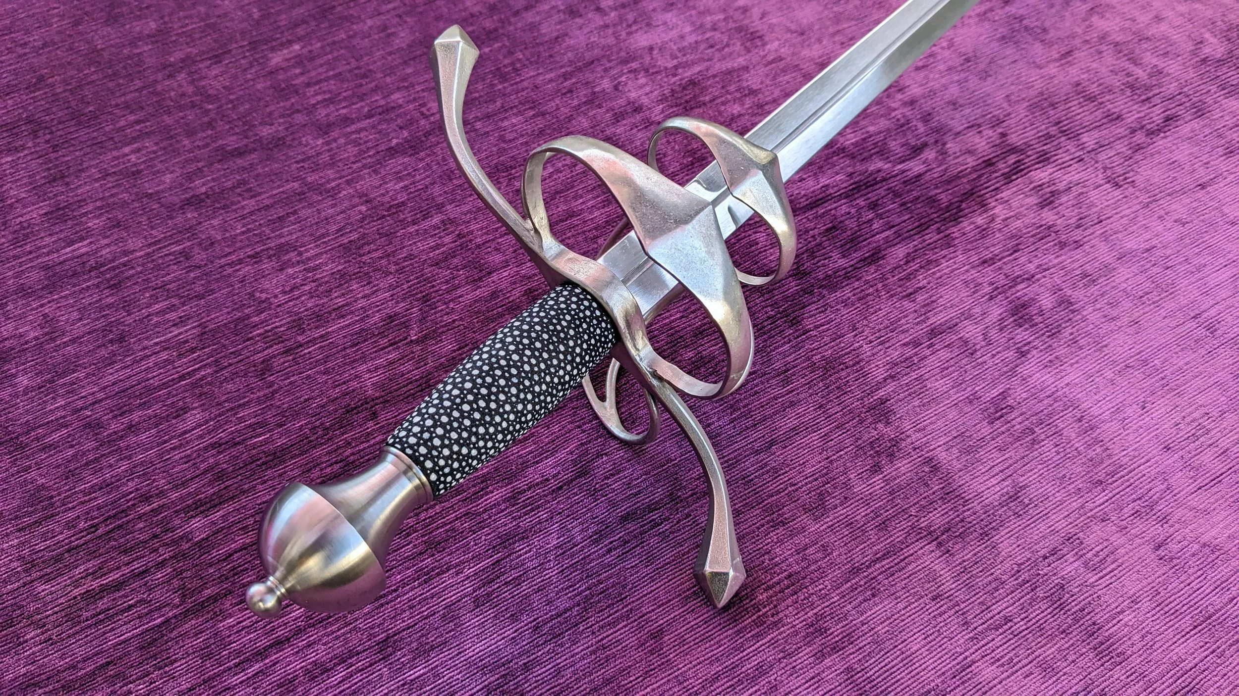 Stage Combat Rapier -Kingston Guard2 [ALUMINUM] — Jesse Belsky Stageswords