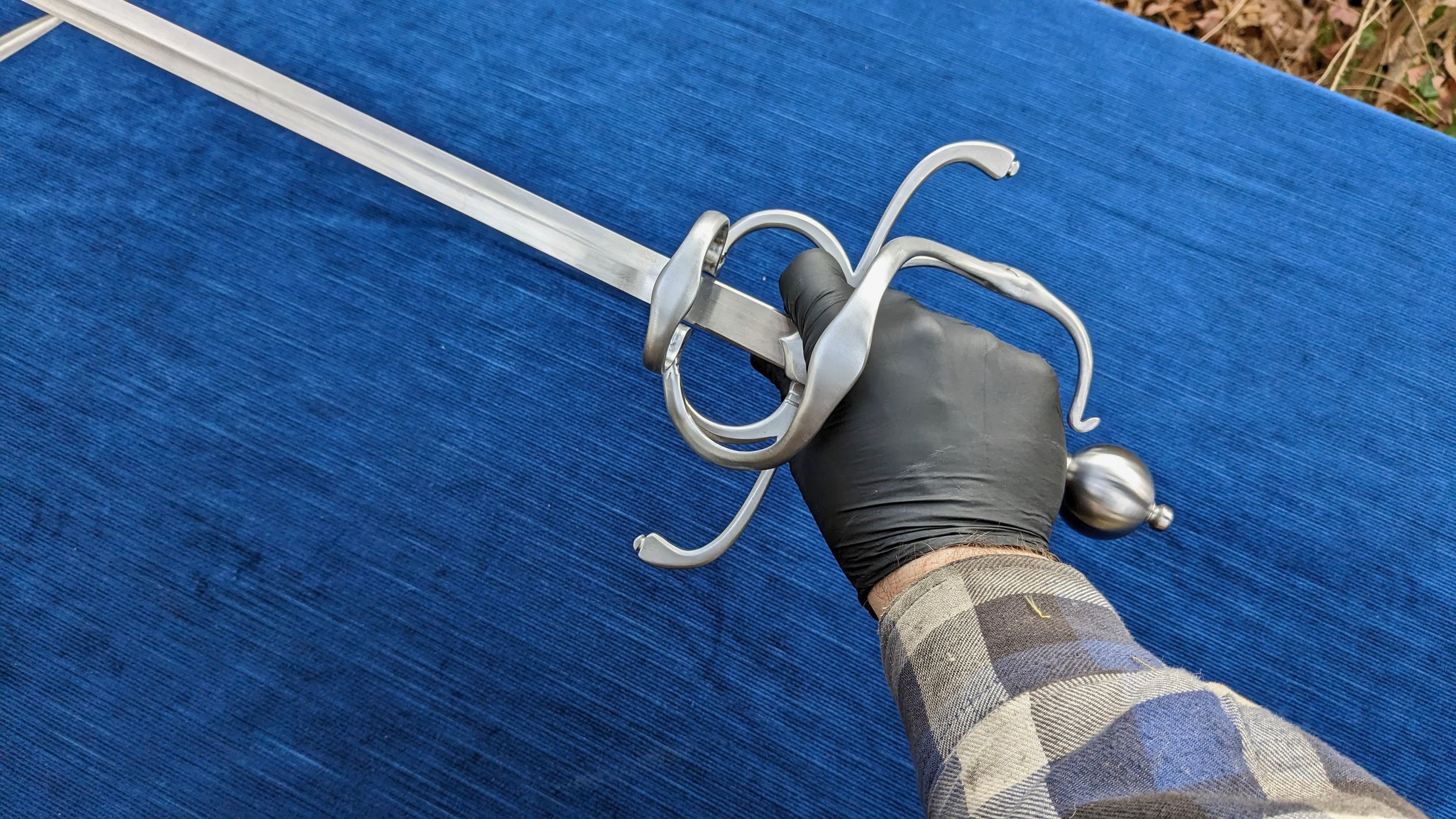 Purple Grip Rapier & Dagger Set [BLUNT] — Jesse Belsky Stageswords