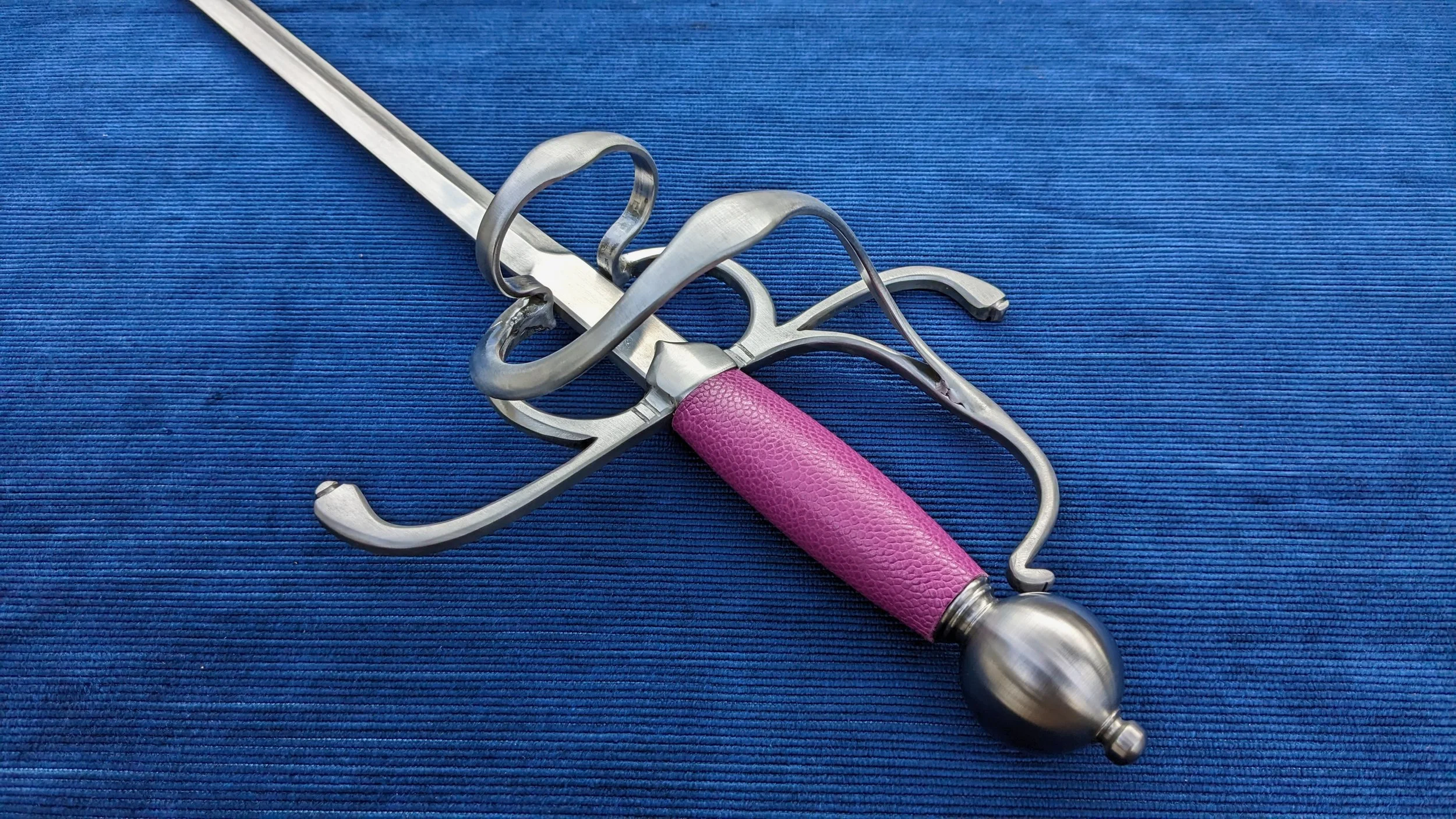 Purple Grip Rapier & Dagger Set [BLUNT] — Jesse Belsky Stageswords