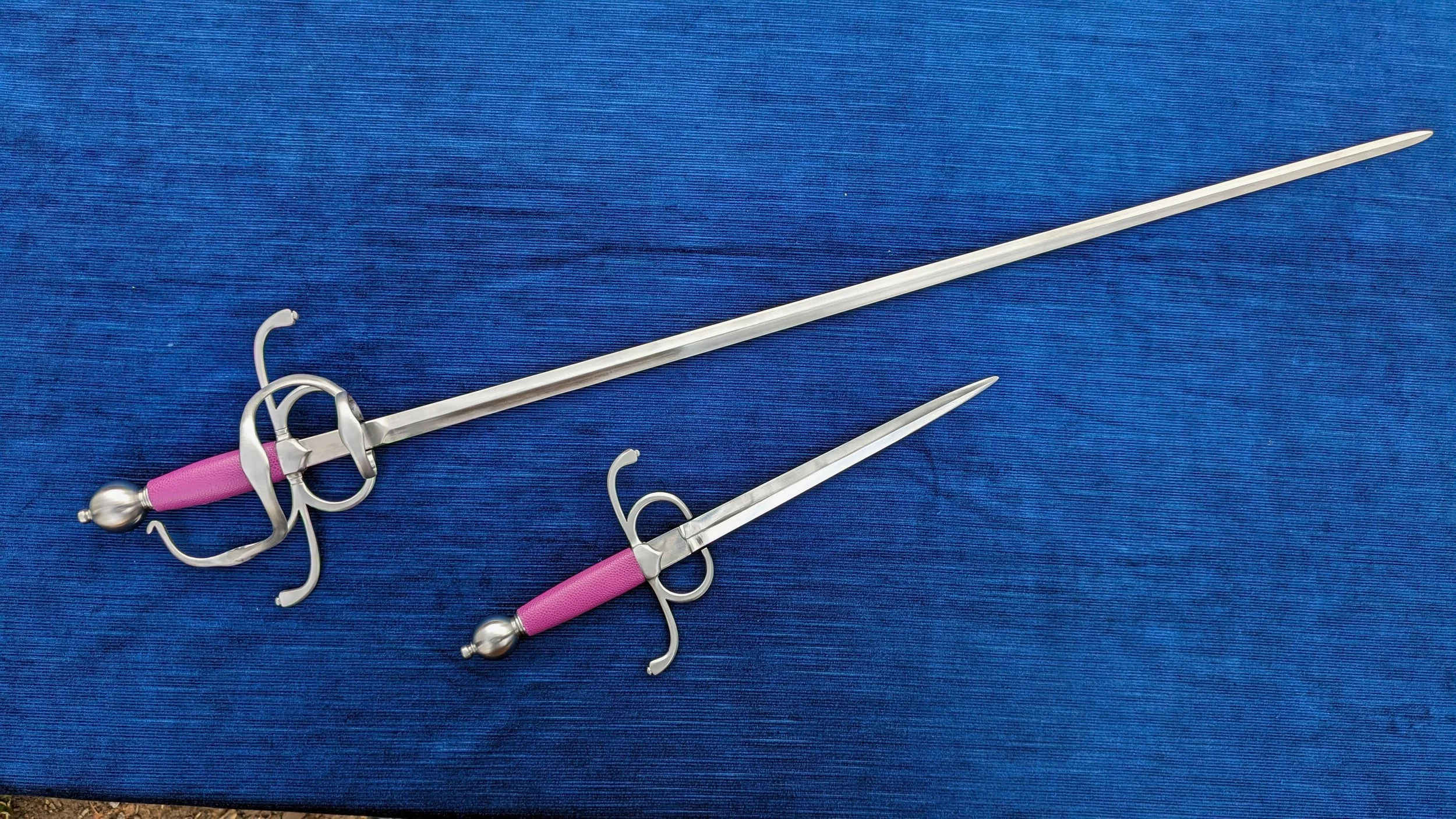 Purple Grip Rapier & Dagger Set [BLUNT] — Jesse Belsky Stageswords