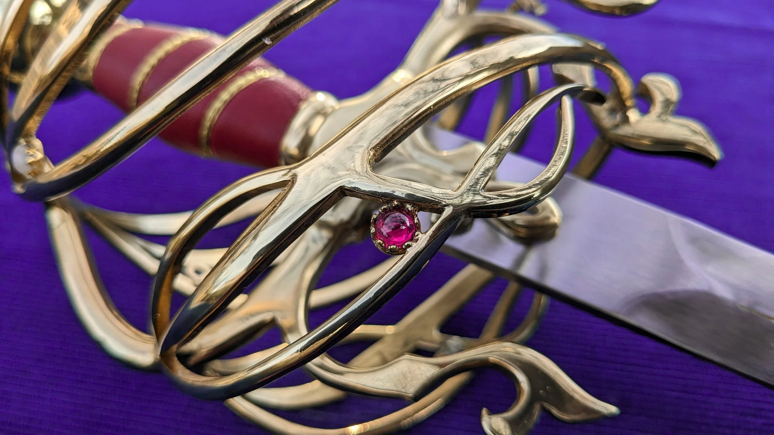 Golden Rose Rapier -- [BLUNT] — Jesse Belsky Stageswords