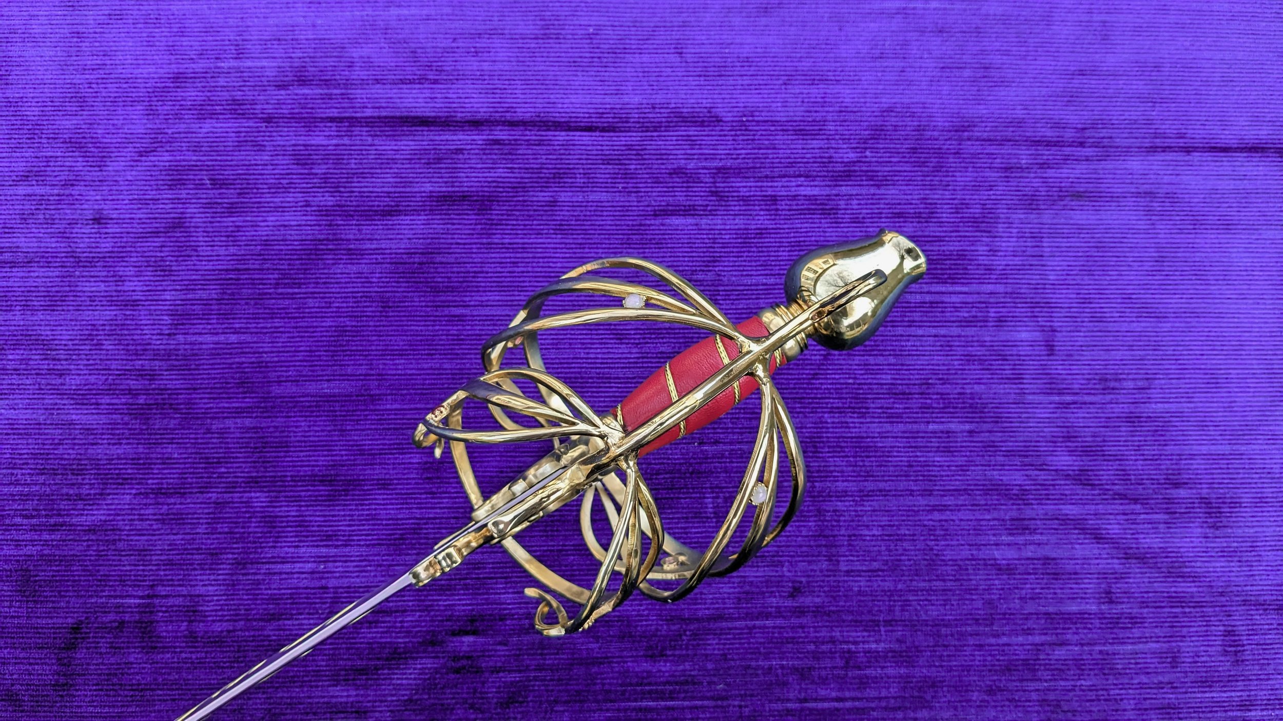 Golden Rose Rapier -- [BLUNT] — Jesse Belsky Stageswords