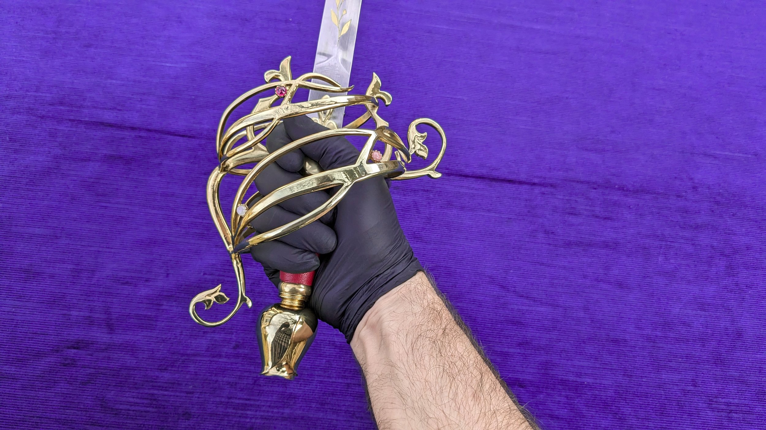 Golden Rose Rapier -- [BLUNT] — Jesse Belsky Stageswords