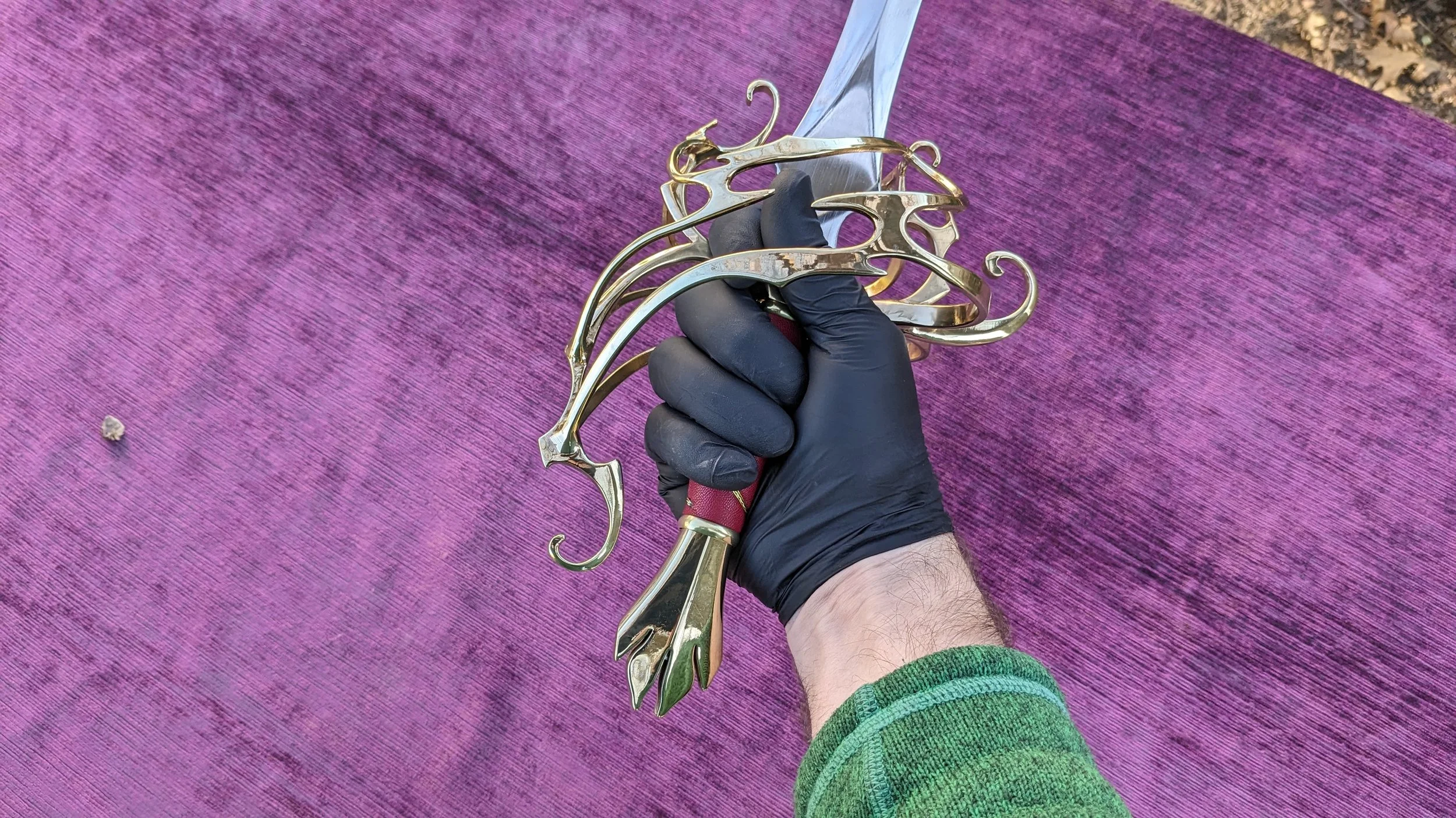 Crown of Gold Rapier -- [SHARP] — Jesse Belsky Stageswords