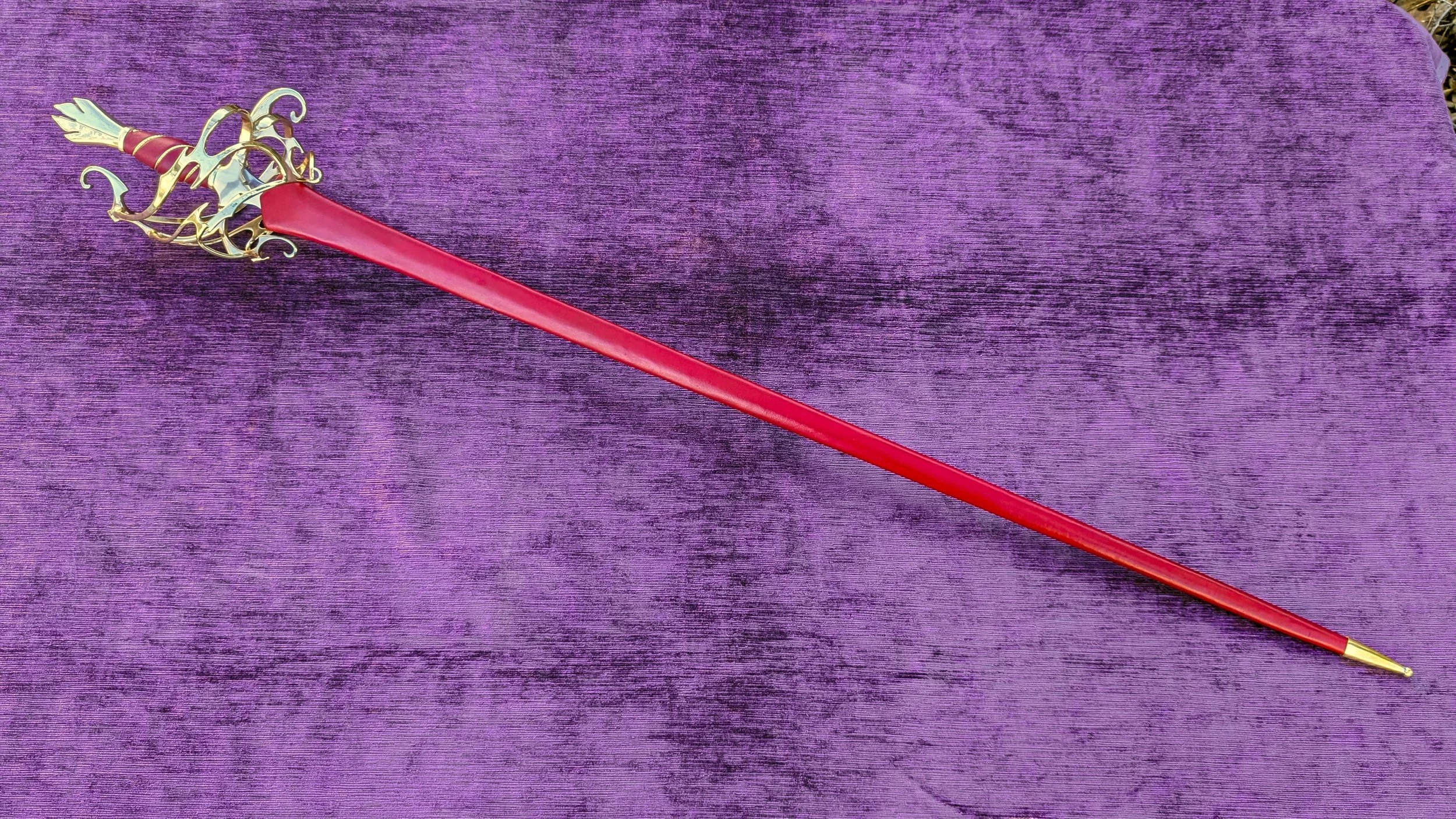 Crown of Gold Rapier -- [SHARP] — Jesse Belsky Stageswords