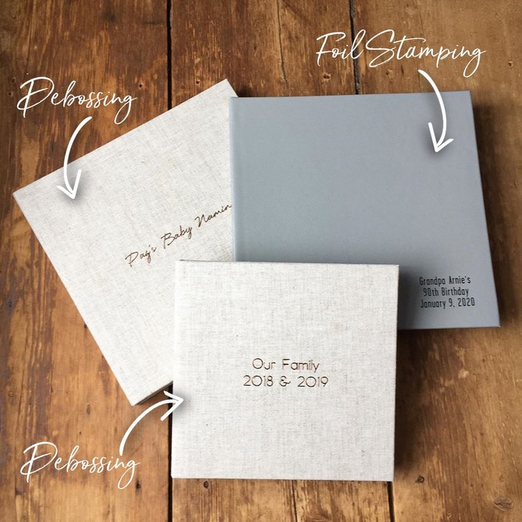COVER IMPRINTS: Foil Stamping & Debossing | Shortcake Albums