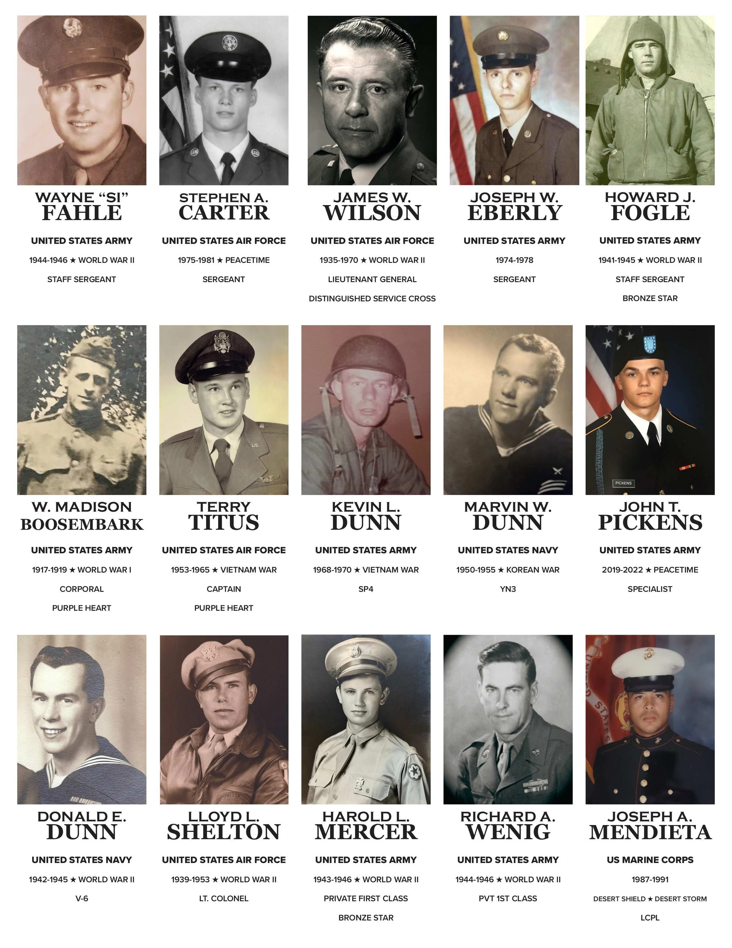 2024 HOMETOWN HEROES PICTURE GALLERY — Bowling Green Community Foundation