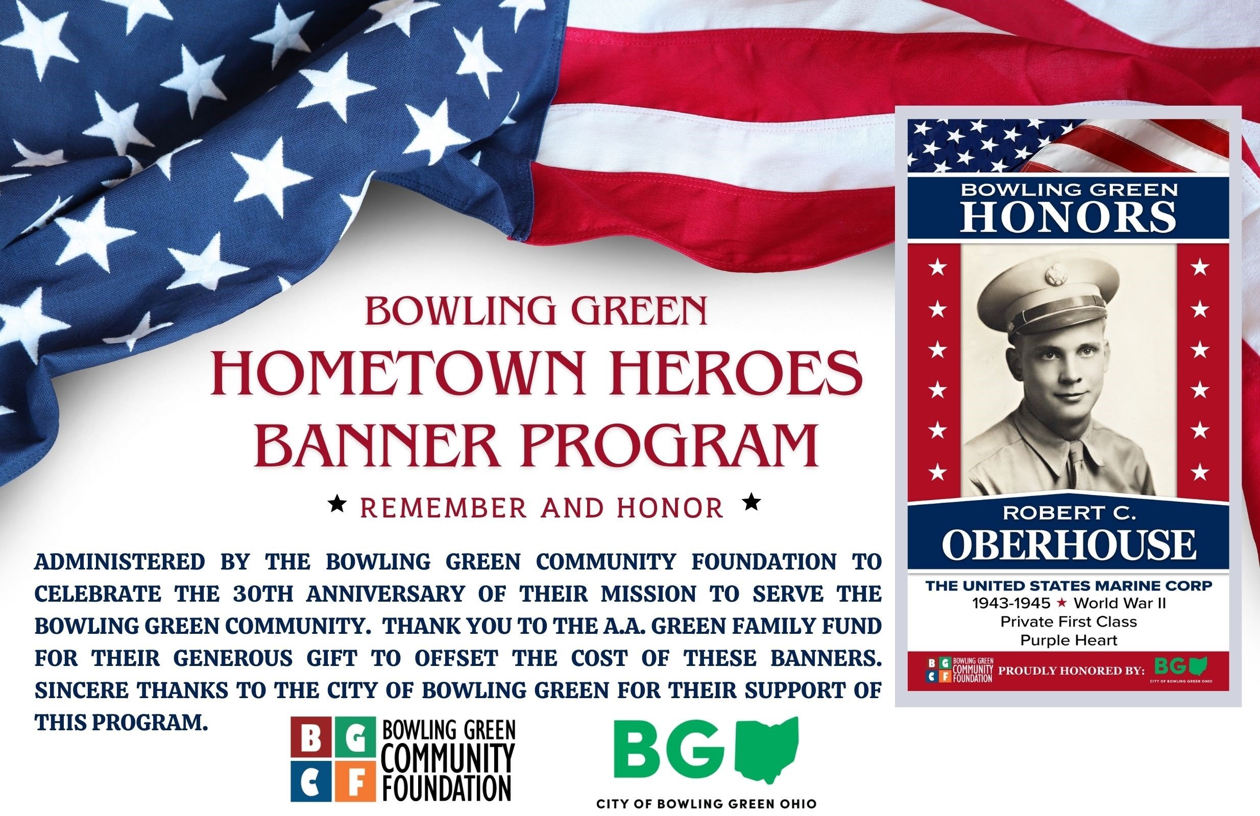 BG Hometown Heroes Banner Program — Bowling Green Community Foundation