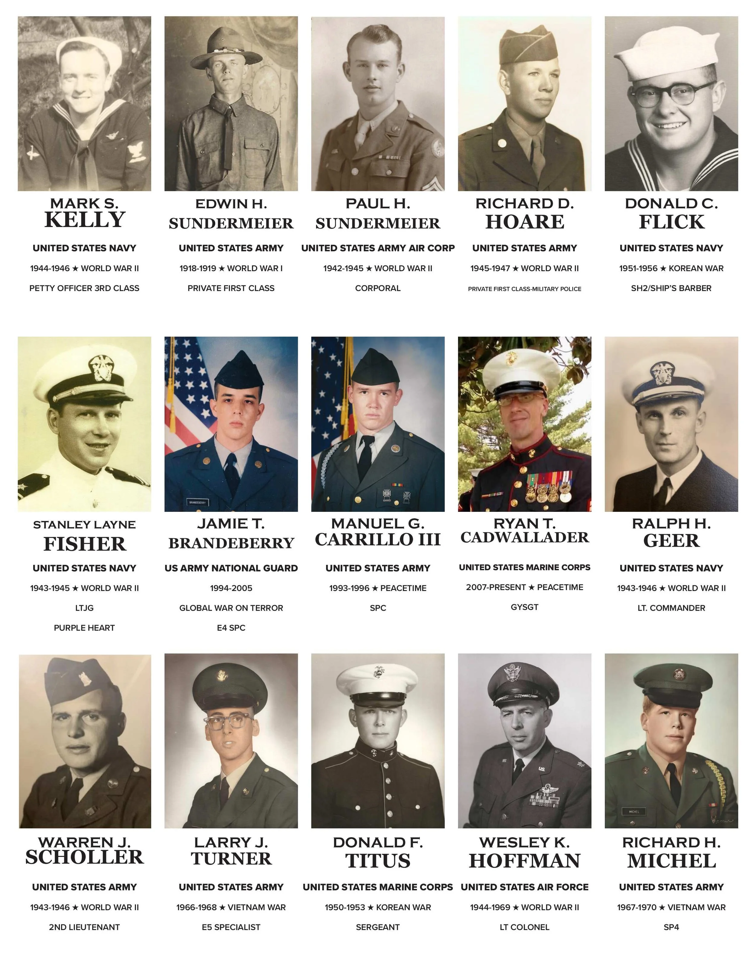 2024 HOMETOWN HEROES PICTURE GALLERY — Bowling Green Community Foundation