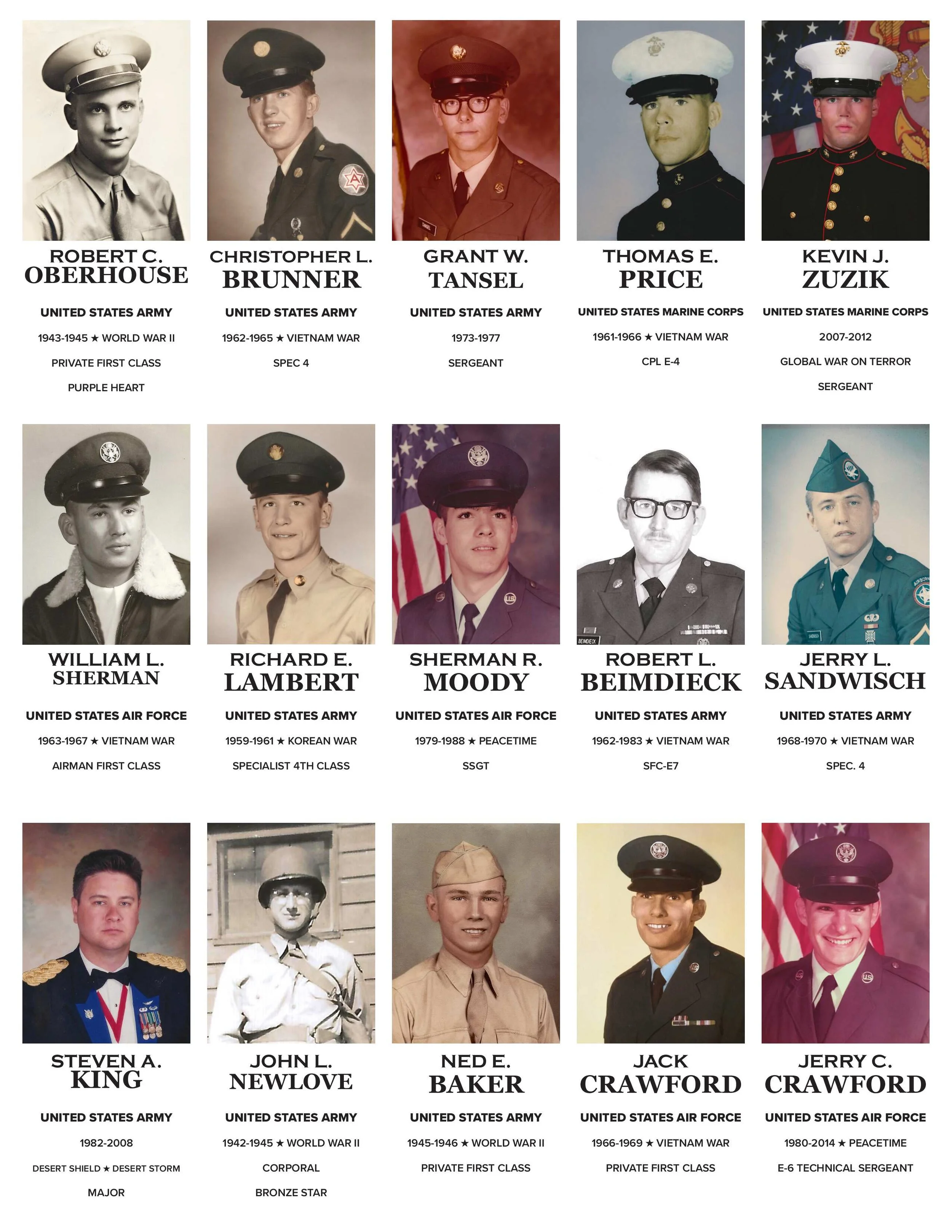 2024 HOMETOWN HEROES PICTURE GALLERY — Bowling Green Community Foundation