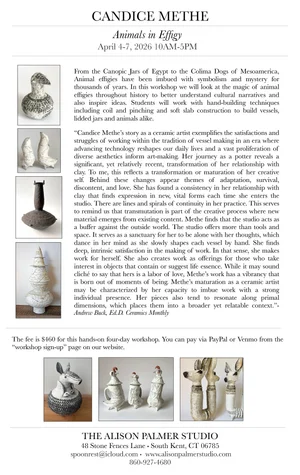 WORKSHOPS/ EXHIBITIONS AND EVENTS — candice methe clay