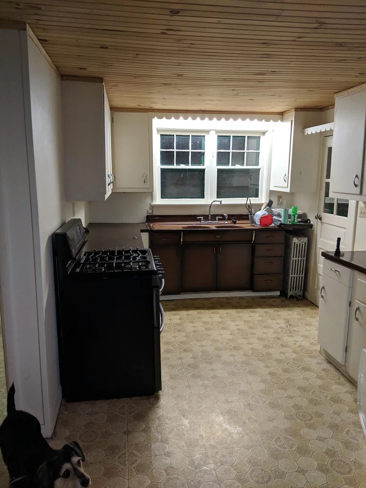 Kitchen and Bath renovation "Befores and Afters" 1850's farmhouse ...