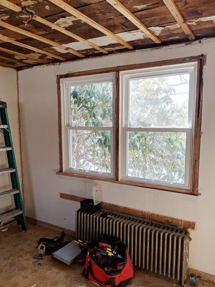 Kitchen and Bath renovation "Befores and Afters" 1850's farmhouse ...