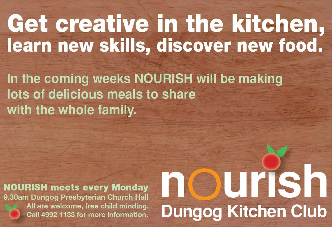 Nourish Kitchen Club — Dungog Shire Community Centre