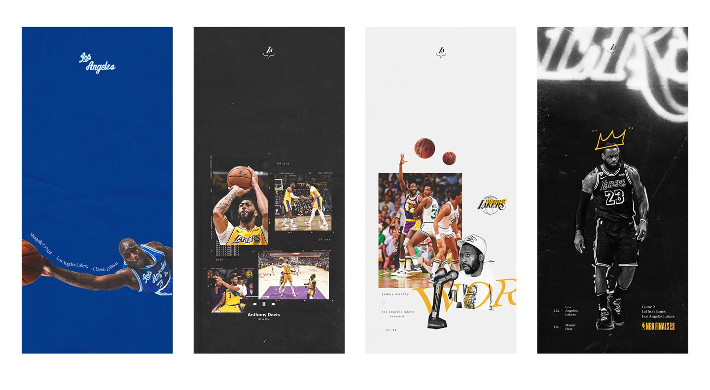 Los Angeles Lakers Social Media — ANNA LUPEAN