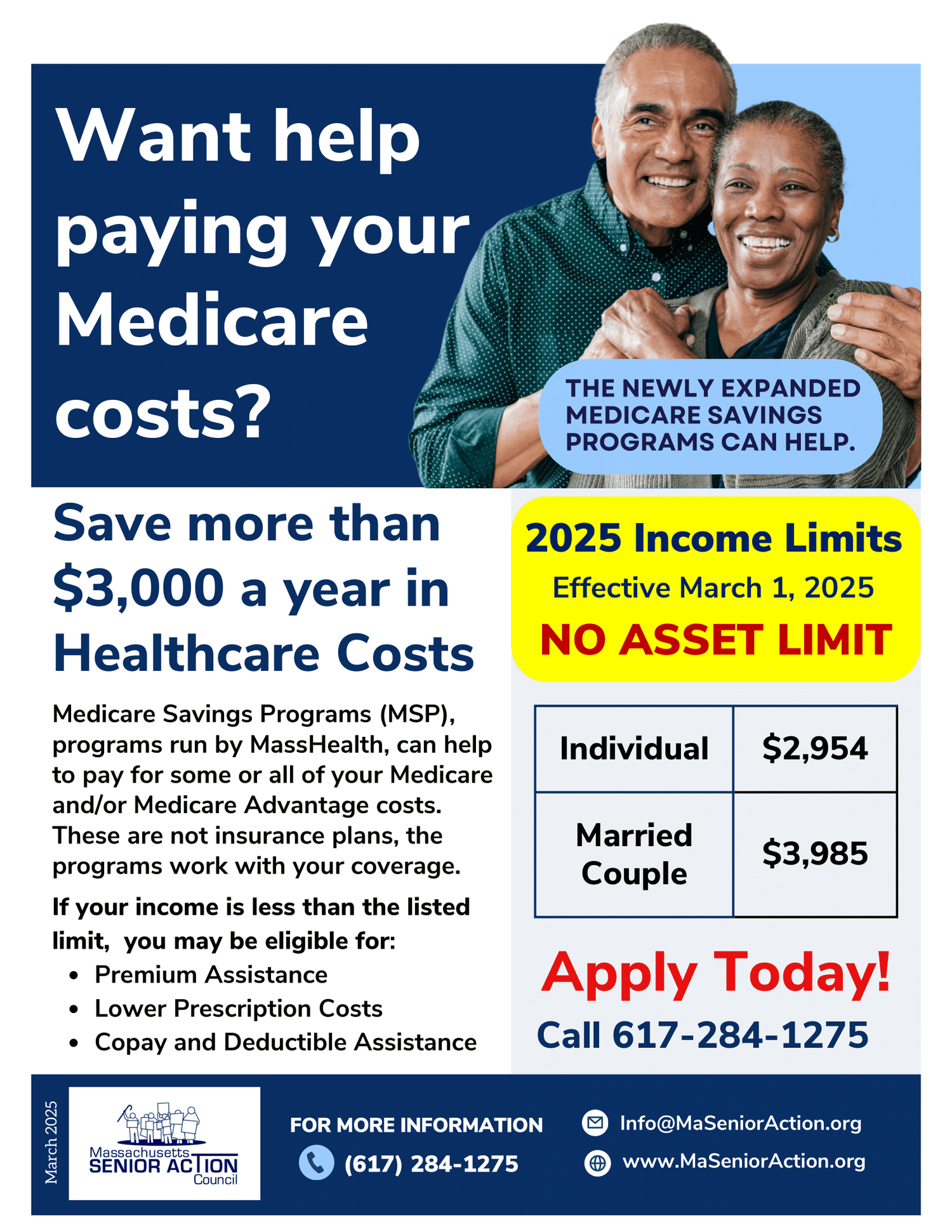 Medicare Savings Program Resources — Mass Senior Action Council