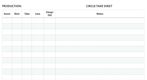 Script Continuity Sheet and Other Important Film Production Notes ...