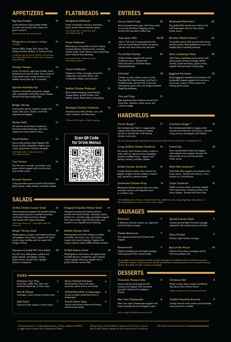 Food — COURTHAUS SOCIAL