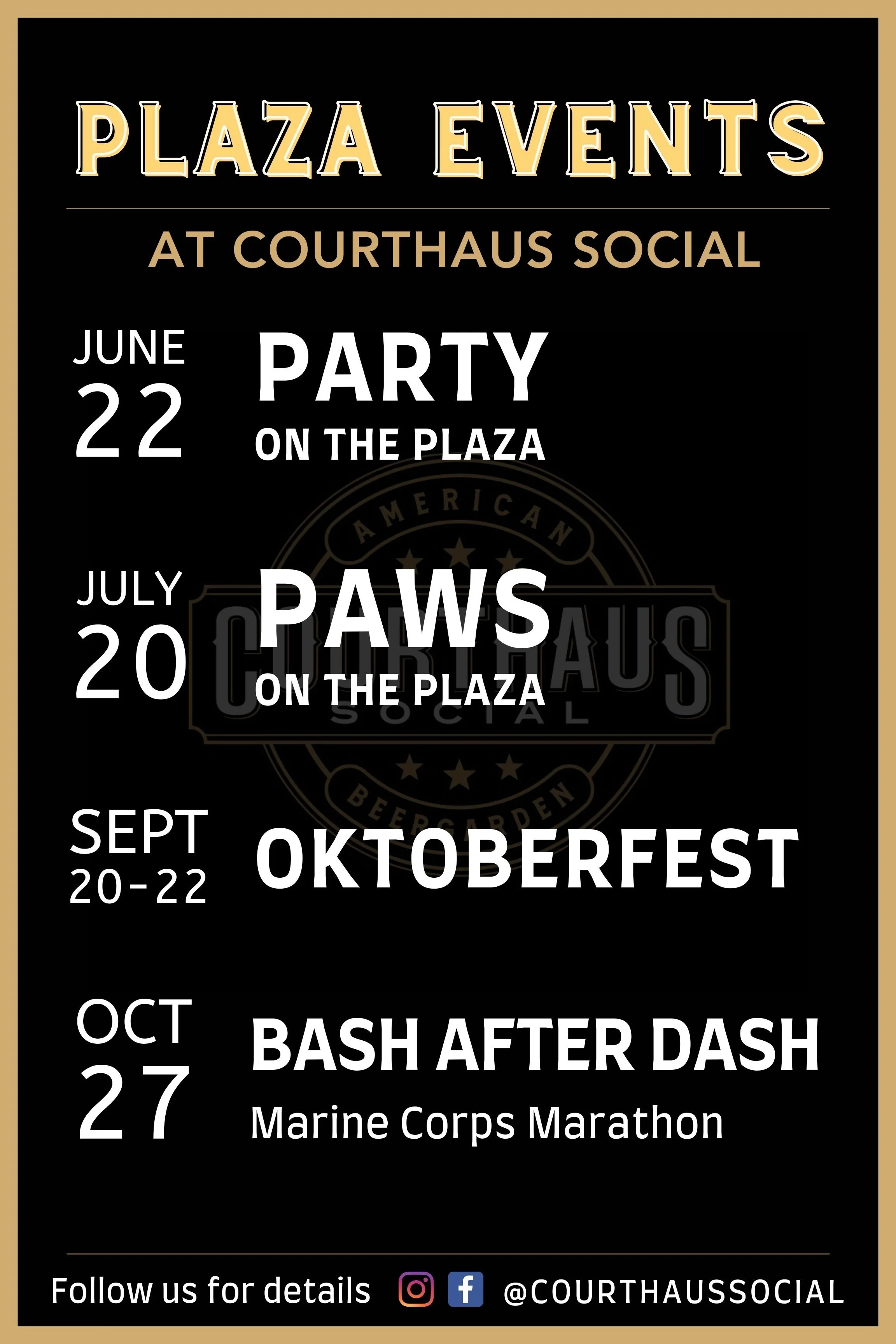 Haus Events — COURTHAUS SOCIAL